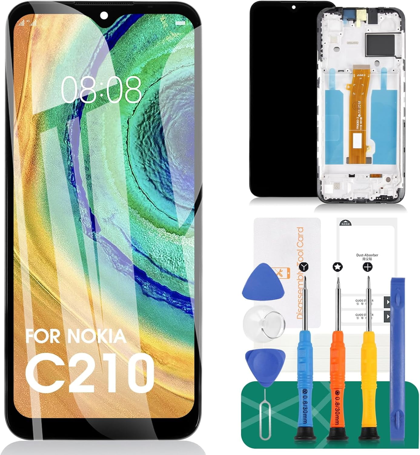 Nokia C210 Replacement Screen for Nokia C210 LCD Digitizer Repair Kits ...