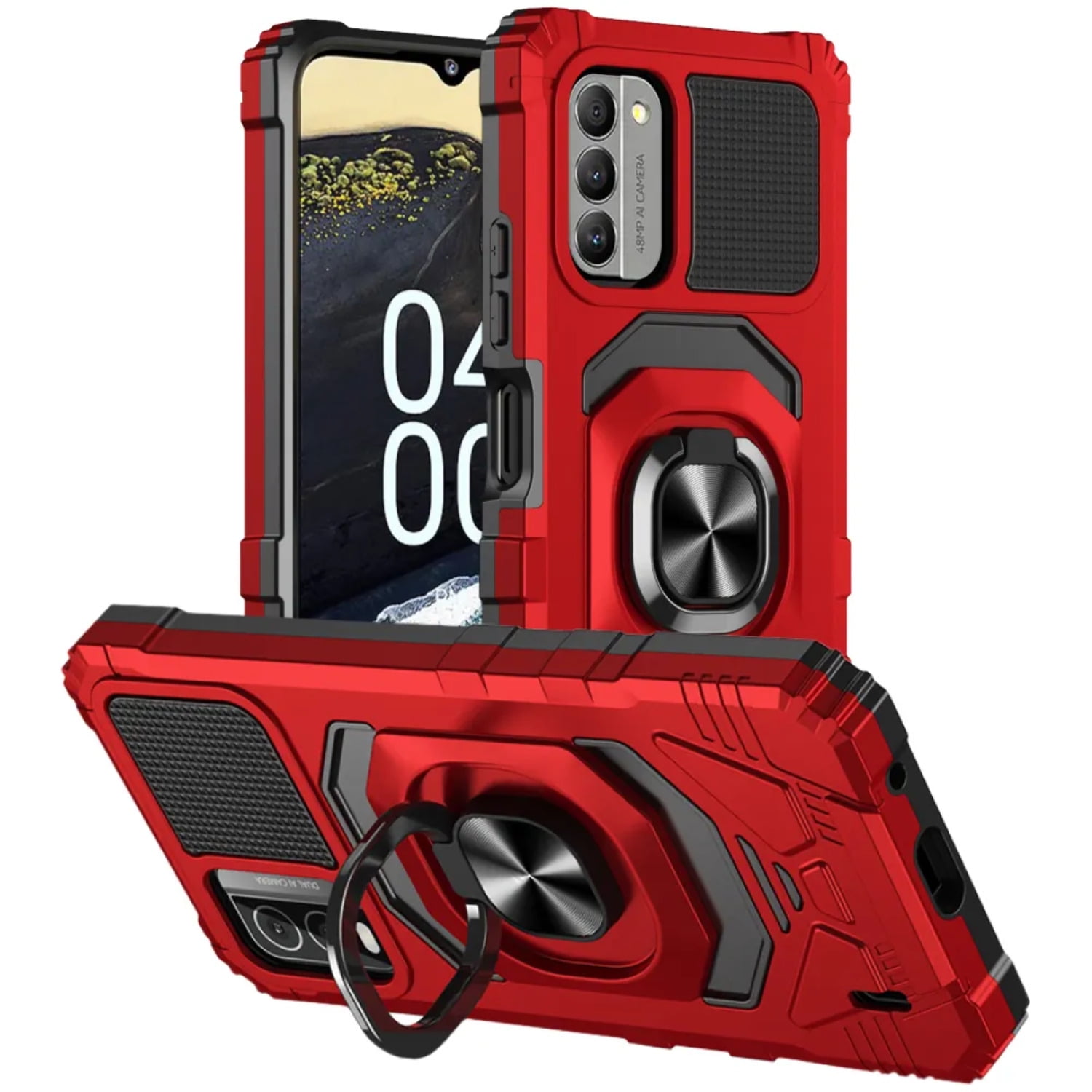 Nokia G310 5G Armor Case with Ring Magnetic Mount - Walmart.com