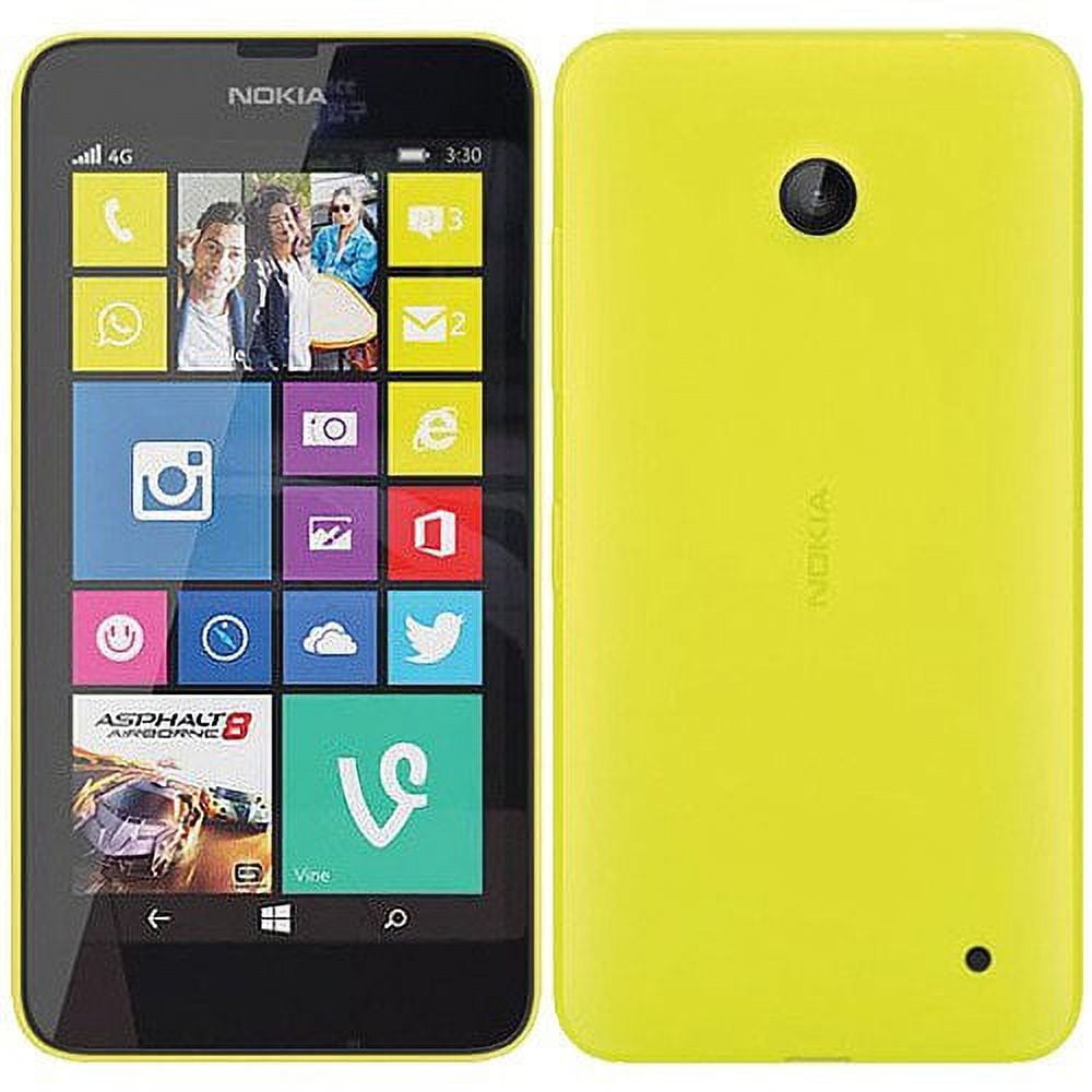 Nokia Microsoft Lumia 635 - 4G LTE - Unlocked - 8GB (Bright Yellow ...