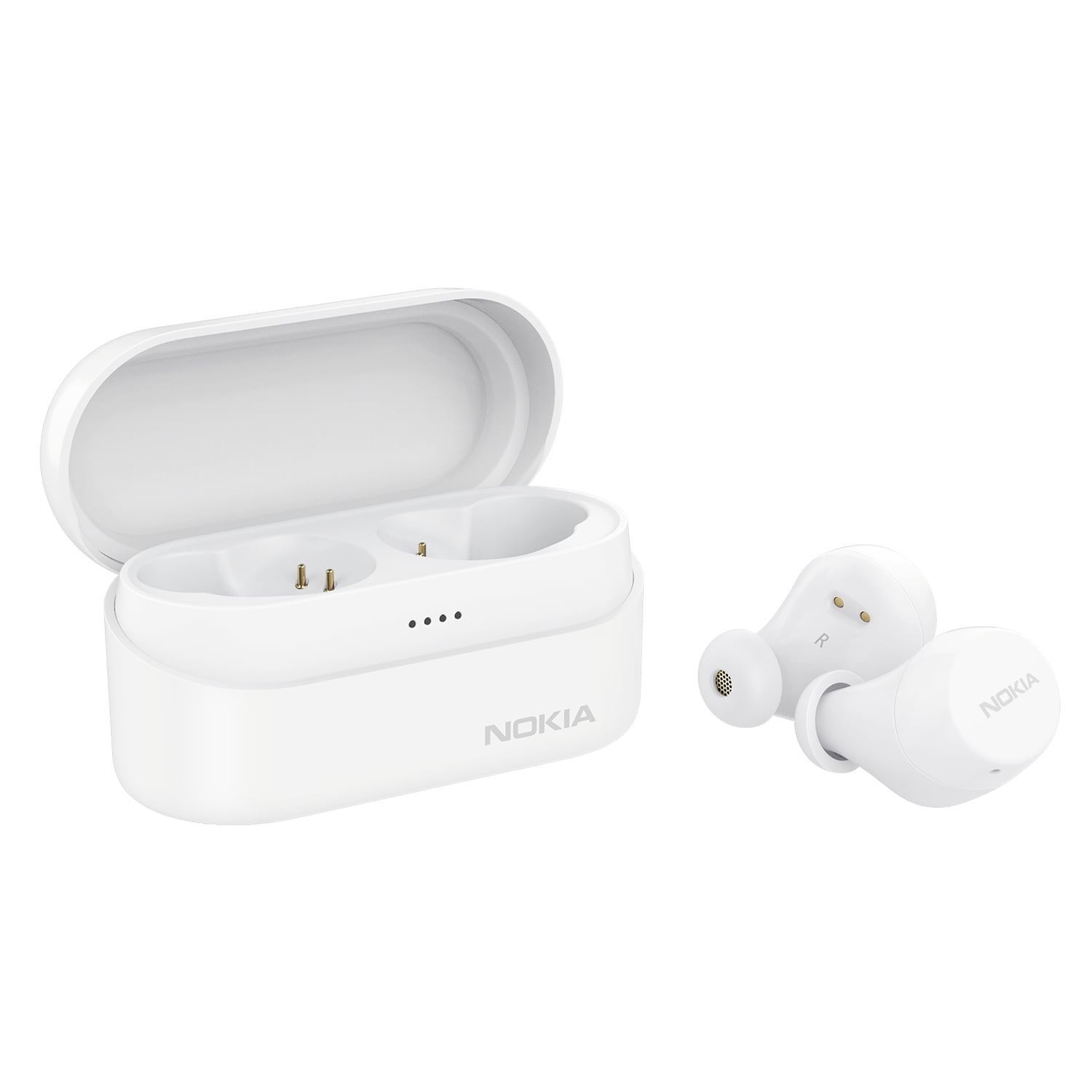 Nokia Power Earbuds Lite Wireless Headphones Snow - BH-405 - Walmart.com