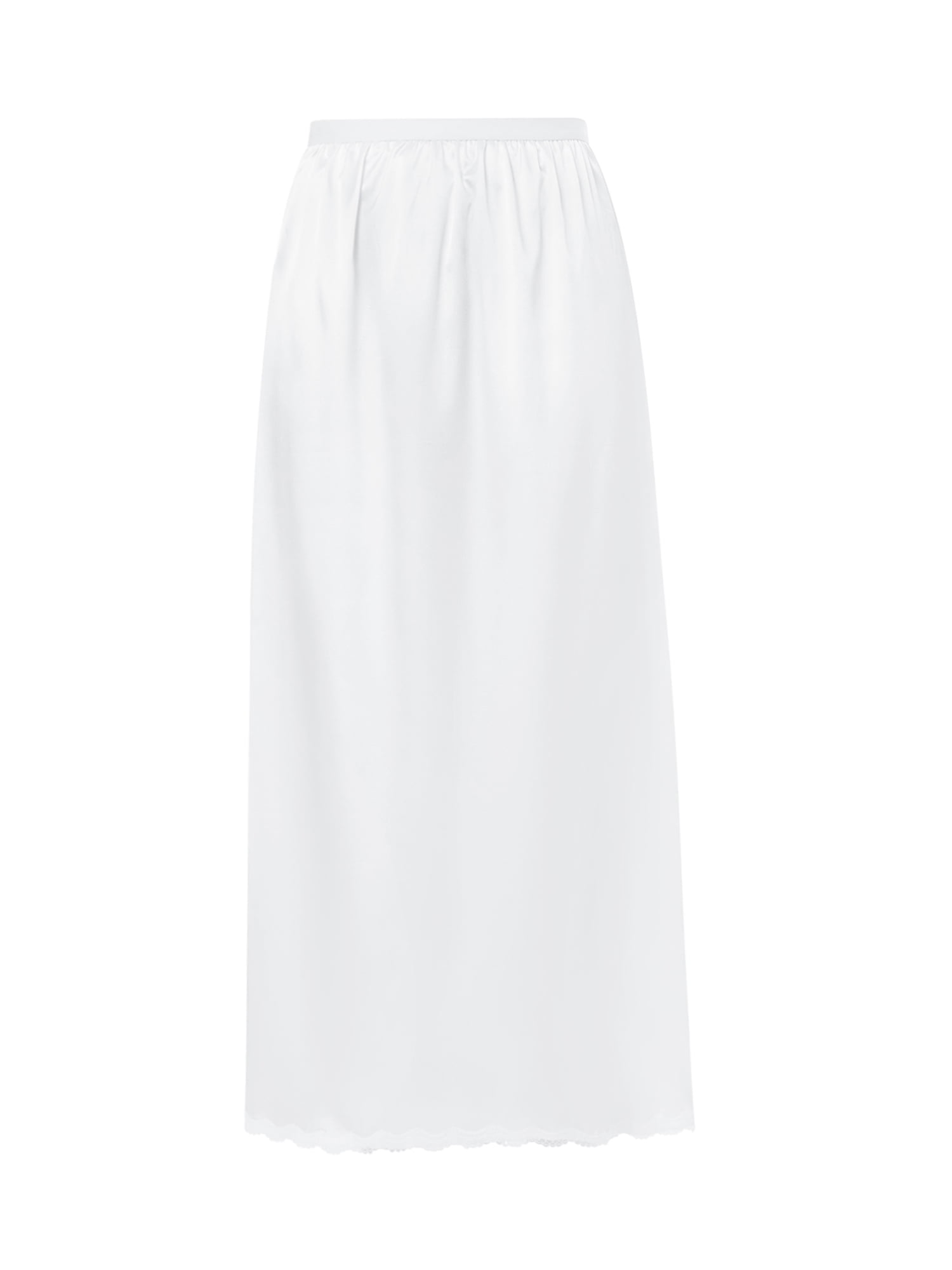 Nokiwiqis Half Slip Lace Long Underskirt Women's Satin Half Slip Half ...