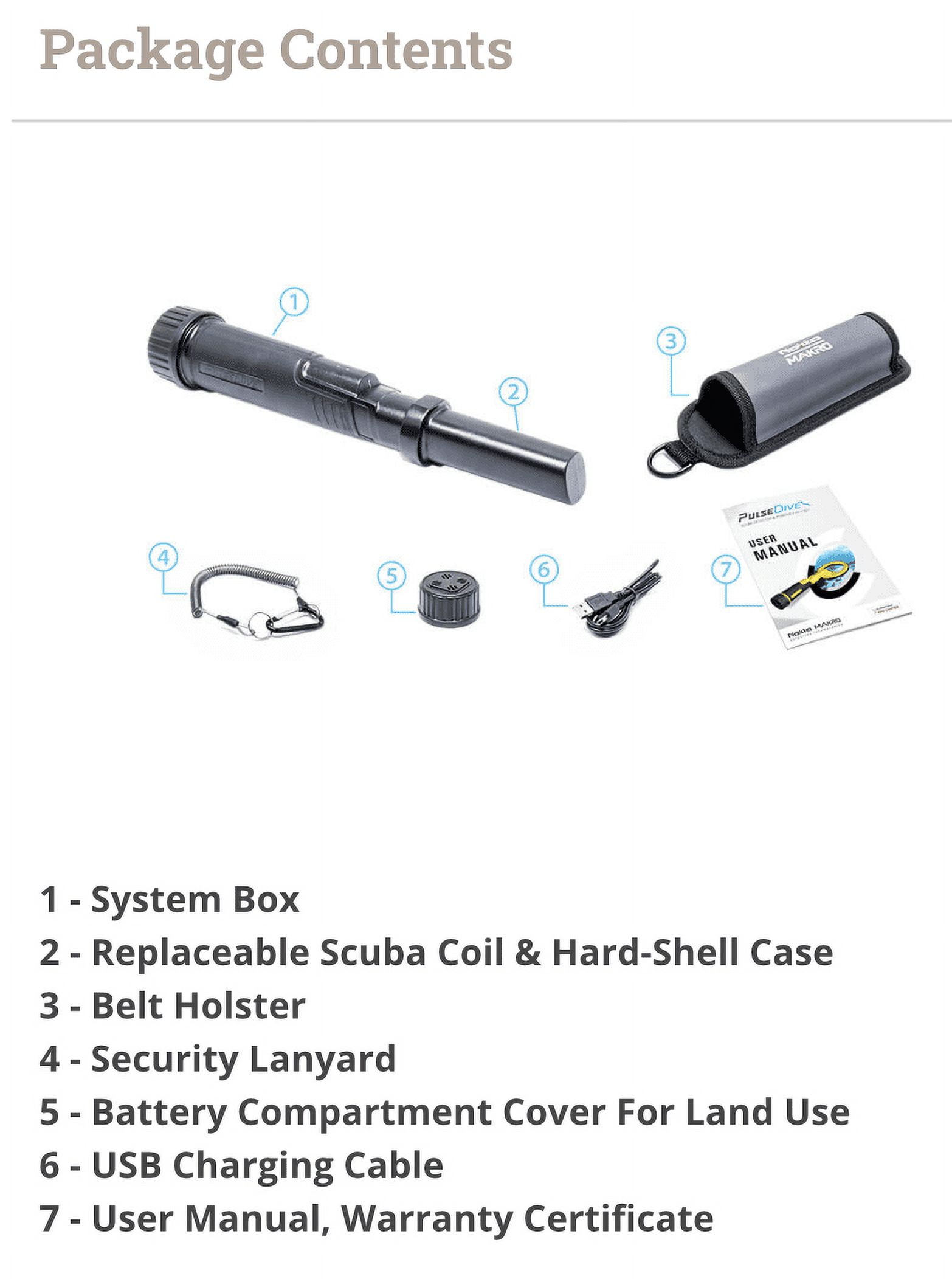 Nokta PulseDive Pinpointer - Black - Walmart.com