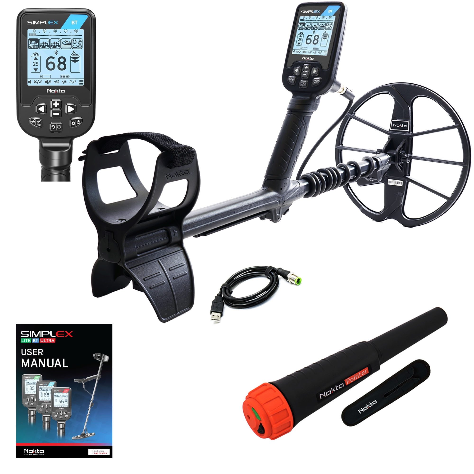 Nokta Simplex BT and Nokta Pinpointer - Walmart.com