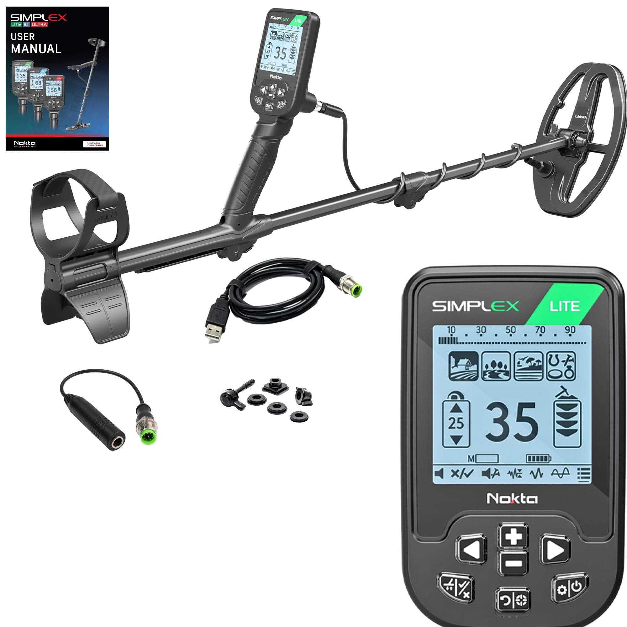 Nokta Simplex LITE Metal Detector with AccuPOINT Pointer - Walmart.com