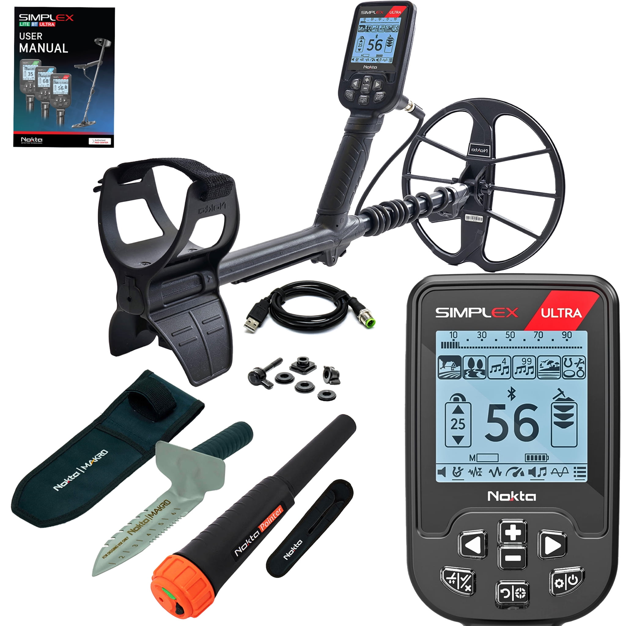 Nokta Simplex ULTRA, Nokta Pinpointer and Digger - Walmart.com