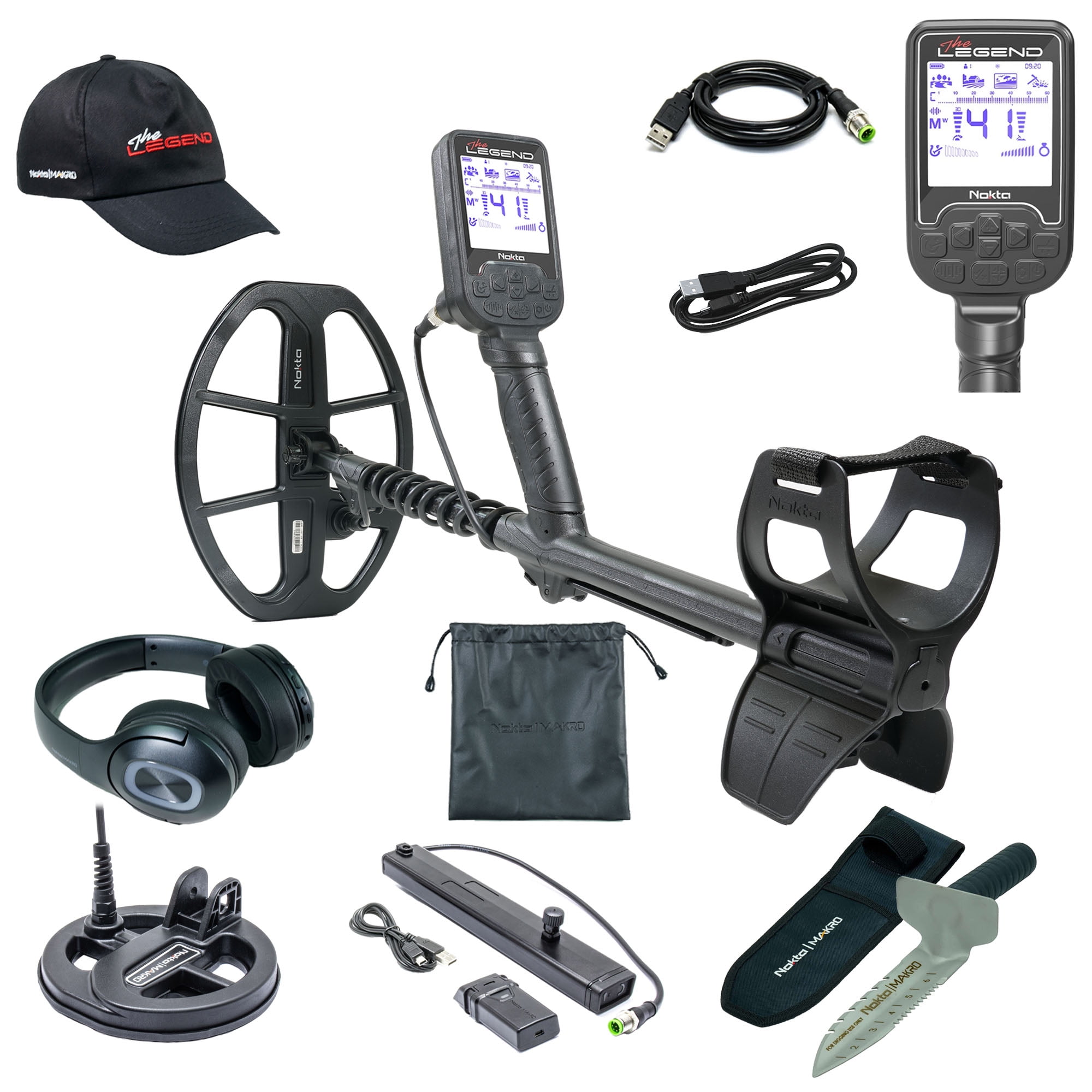 Nokta The Legend Pro Pack w/LG30 Coil w/ Digger - Walmart.com