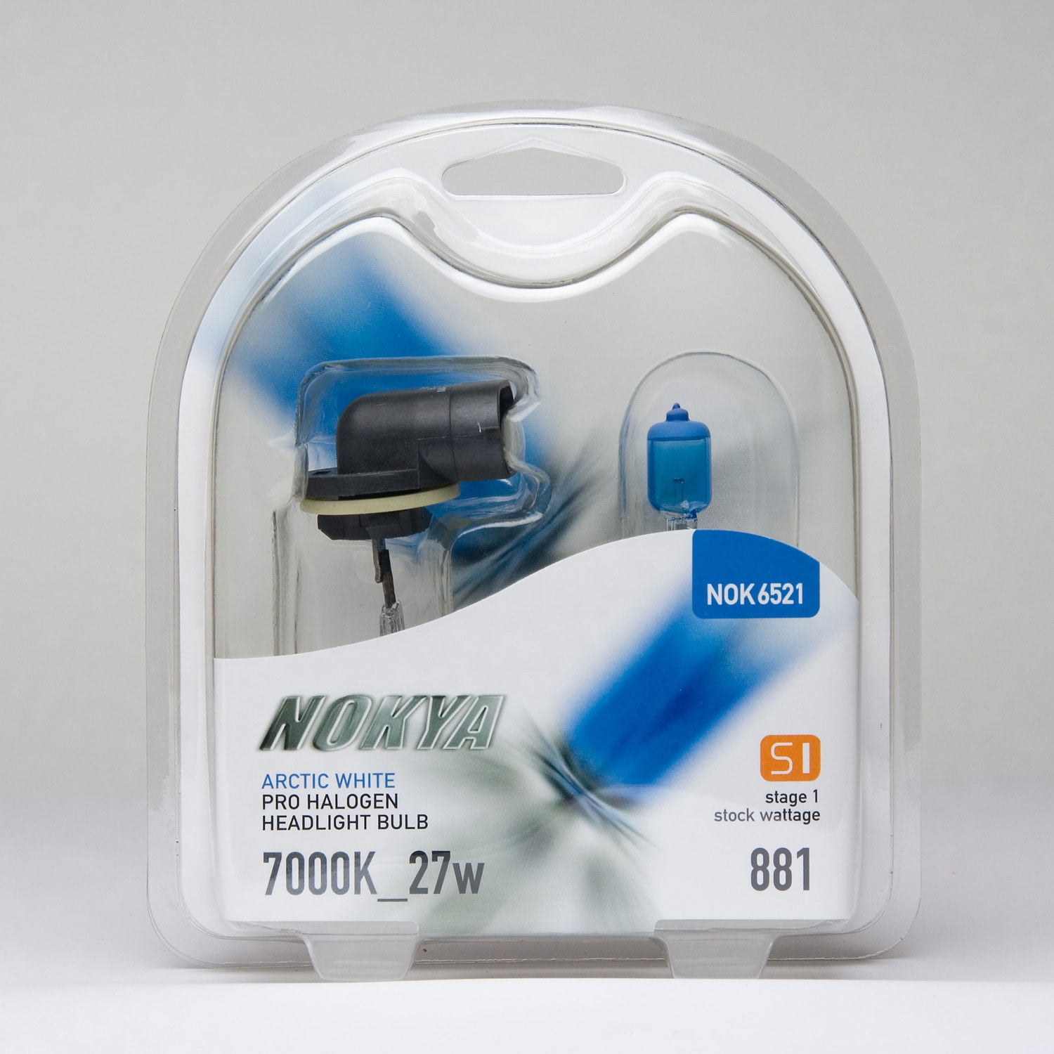 Nokya 881 Arctic White Stage 1 7000K Pro Halogen Headlight / Fog Light Car Light Bulb ...