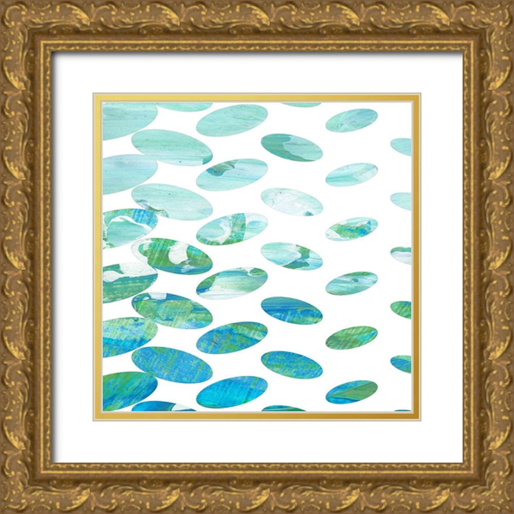 Nola 12x12 Gold Ornate Wood Framed with Double Matting Museum Art Print ...