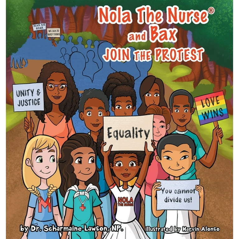 Kids Protest Cartoon