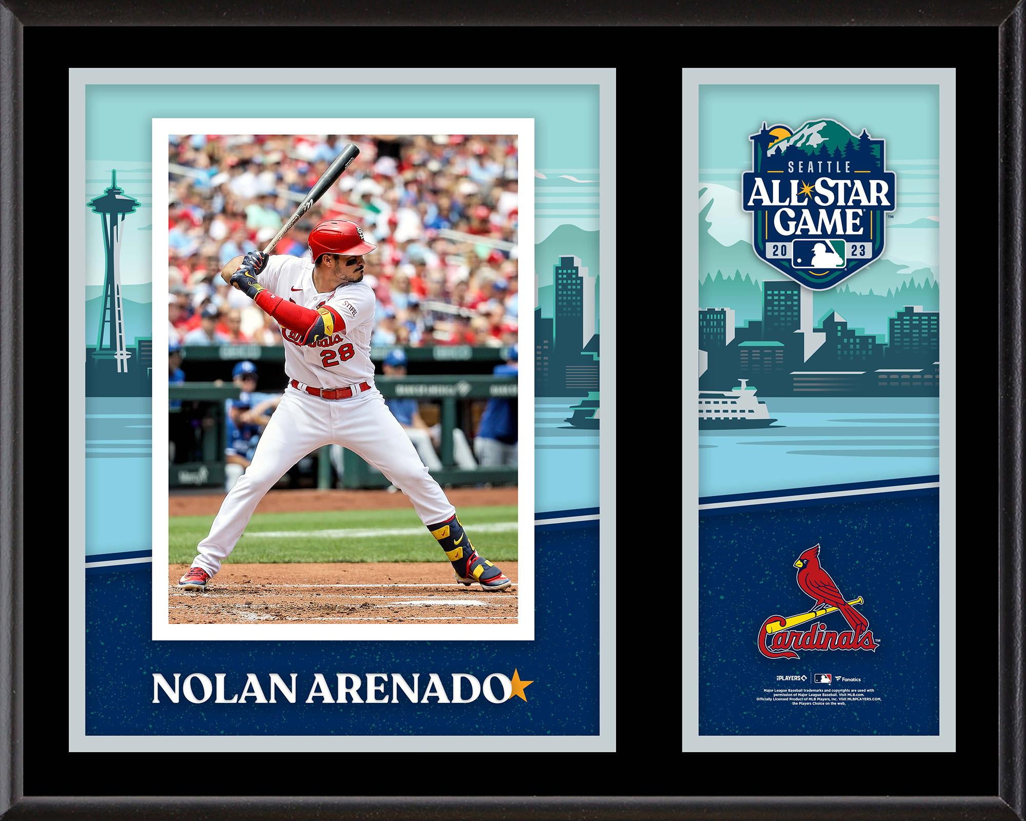 Nolan Arenado St. Louis Cardinals 12" x 15" 2023 MLB All-Star Game ...
