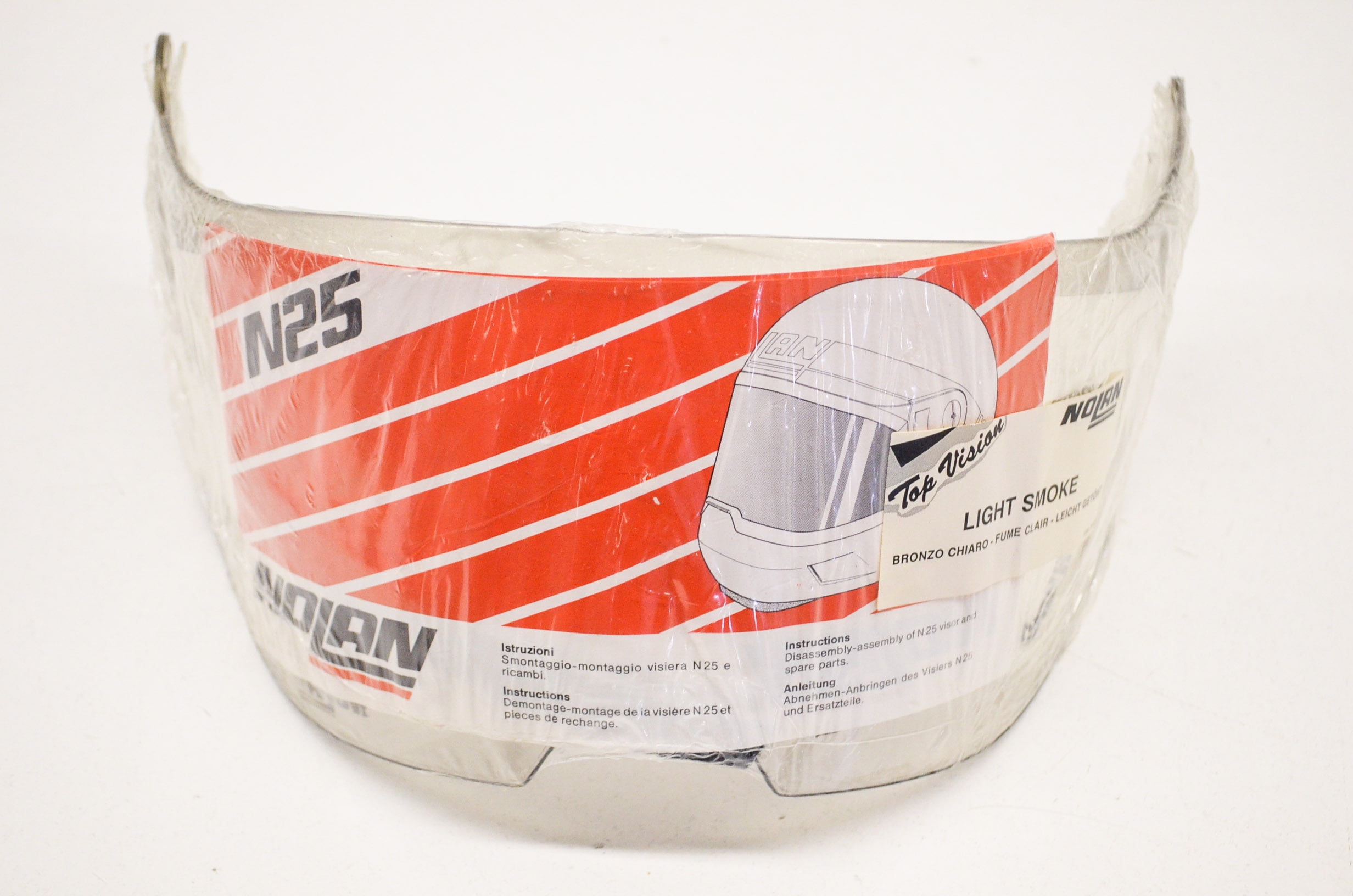 Nolan N-25 N25 Light Smoke Face Shield NOS - Walmart.com