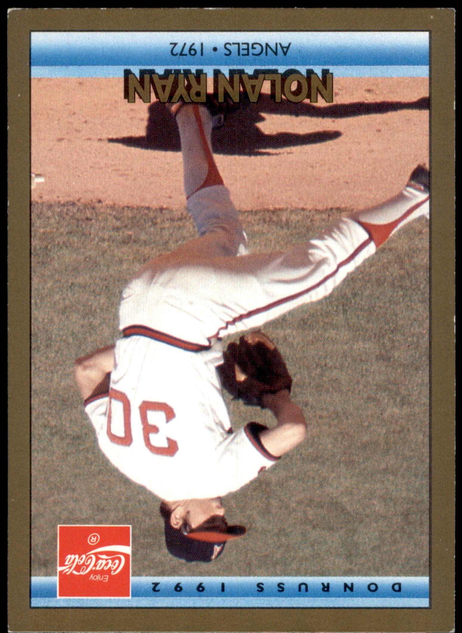 Nolan Ryan #6 1992 Donruss Coca-Cola Nolan Ryan - Walmart.com