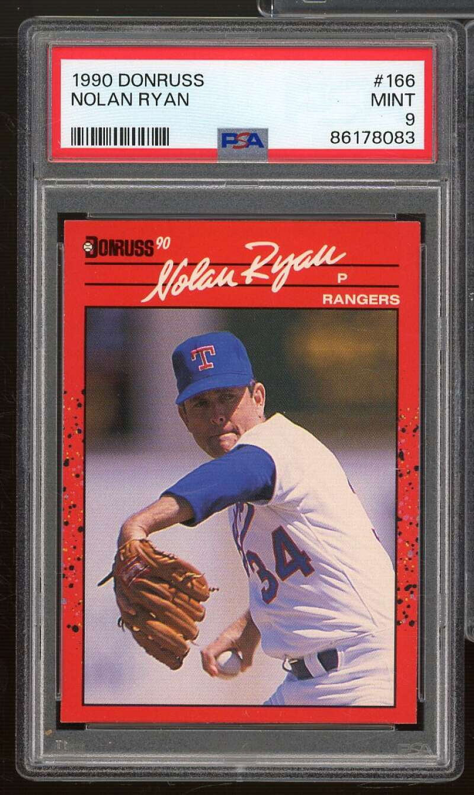 Nolan Ryan Card 1990 Donruss #166 PSA 9 - Walmart.com