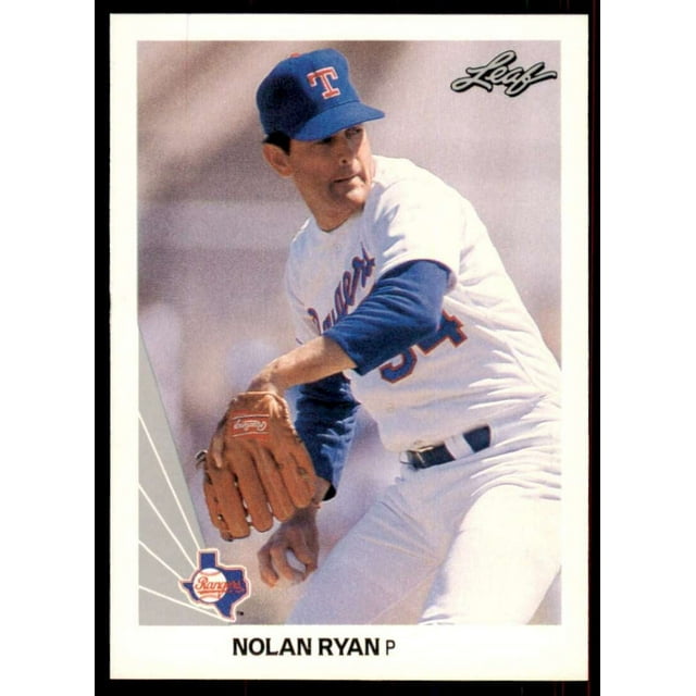 Nolan Ryan Card 1990 Leaf #21 - Walmart.com