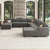 Nolany Modern Corner Modular Sectional Sofa with Movable Storage ...