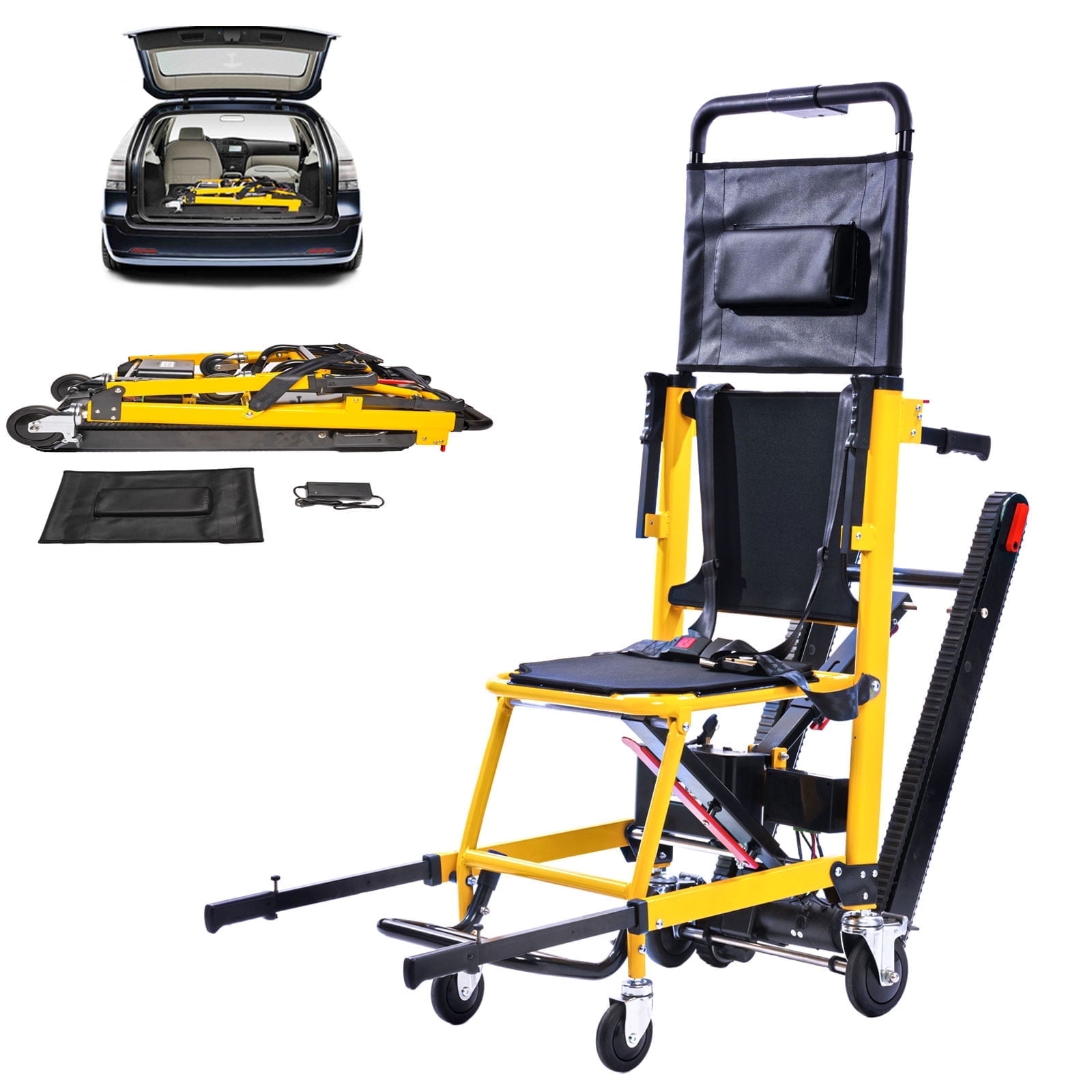 Portable Electric Chair - 440lbs Load Stair Climbing Wheelchair with ...