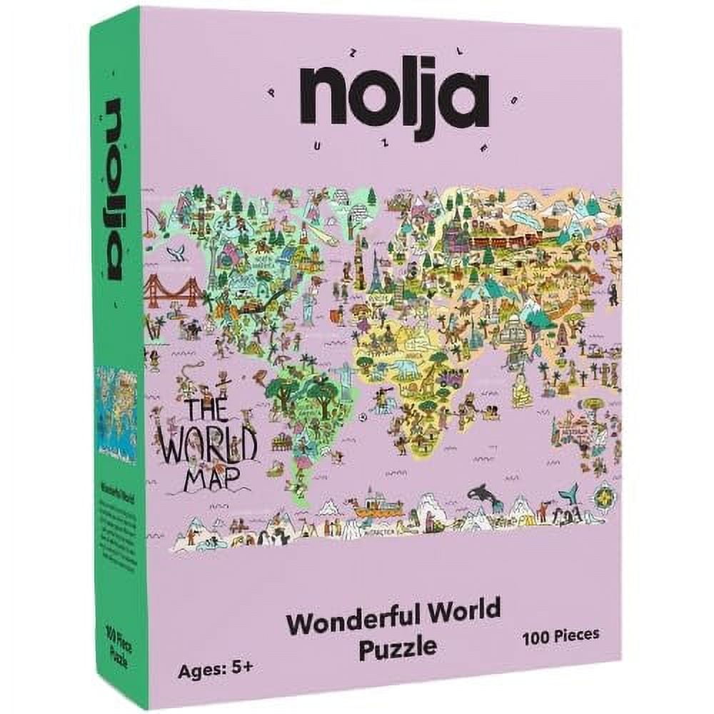 Nolja Play Wonderful World EC36 100 Piece Jigsaw Puzzle | Educational ...