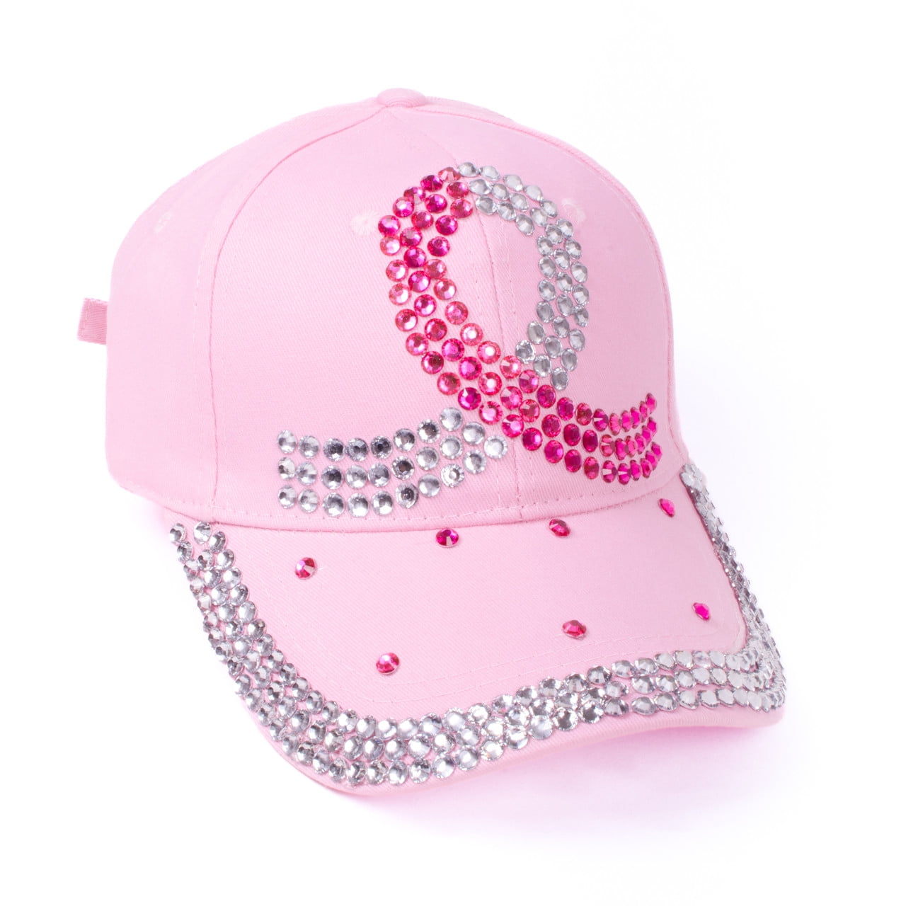 Nollia Cancer Awareness Hats for Women - Bling Baseball Cap Denim ...