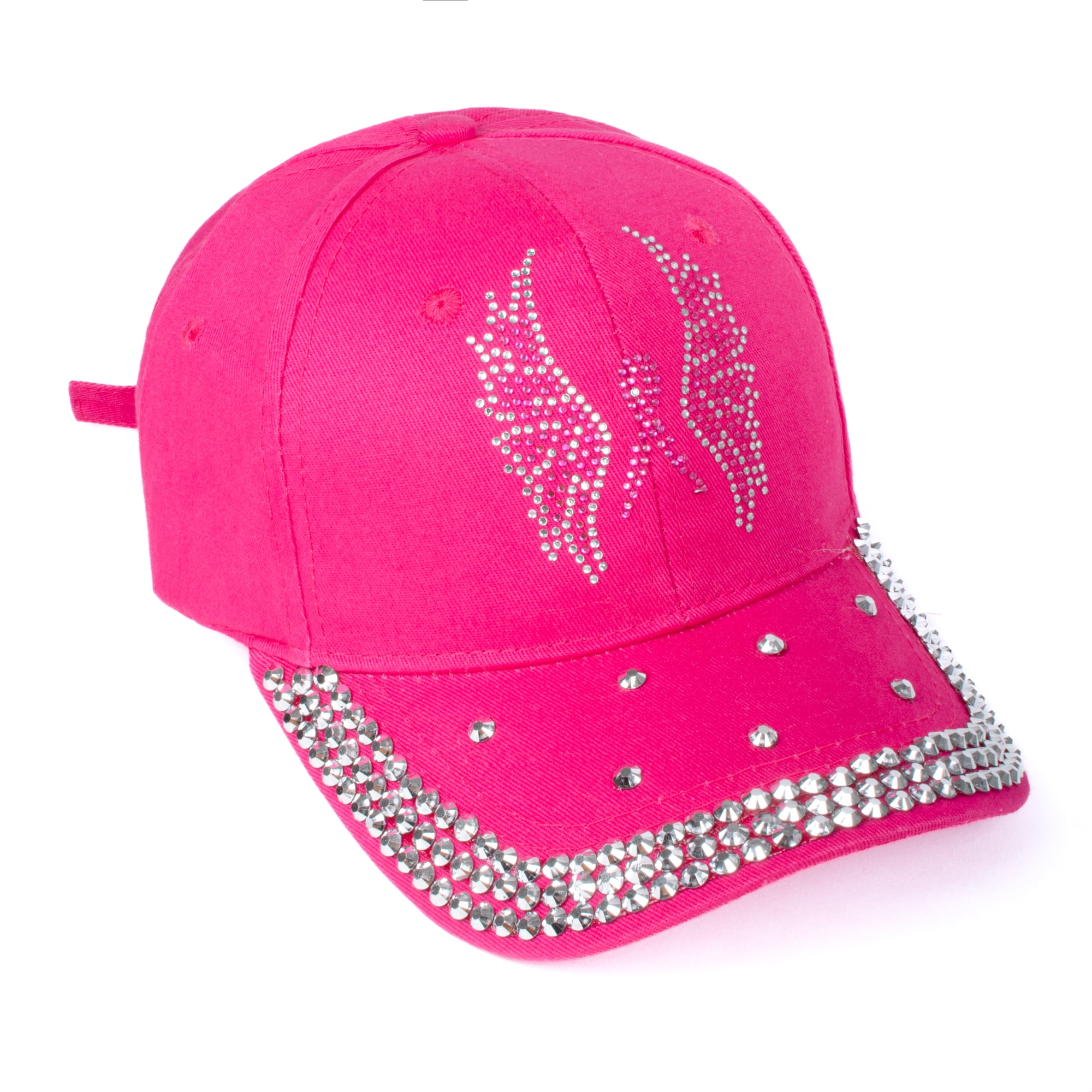 Nollia Cancer Awareness Hats for Women - Bling Baseball Cap Denim ...