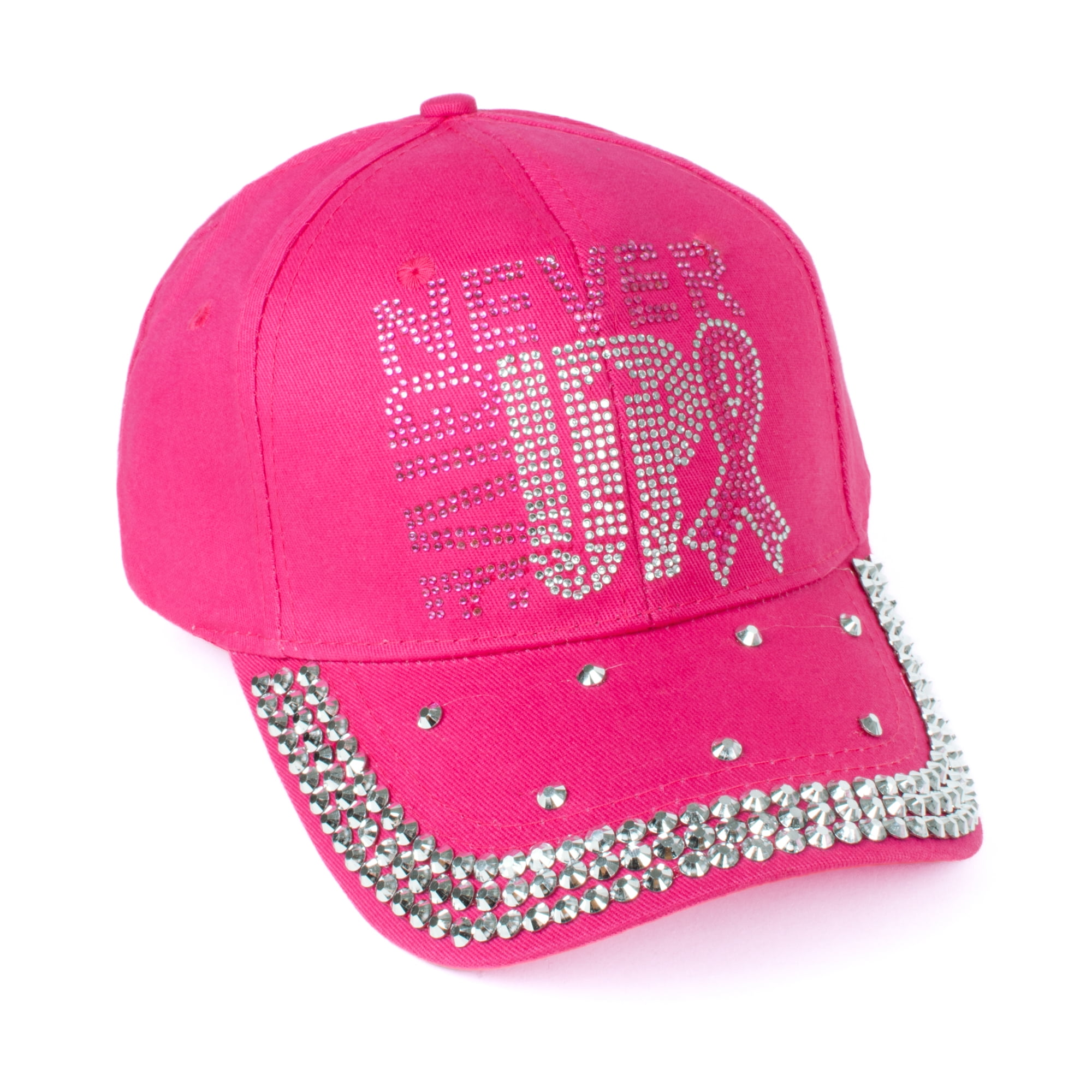 Nollia Cancer Awareness Hats for Women - Bling Baseball Cap Denim ...