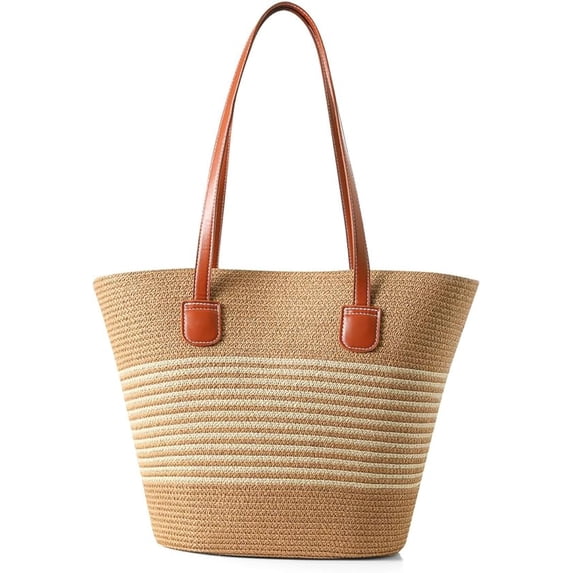 Nollia Straw Bags For Women | Travel Straw Totes Bag, Summer Woven ...
