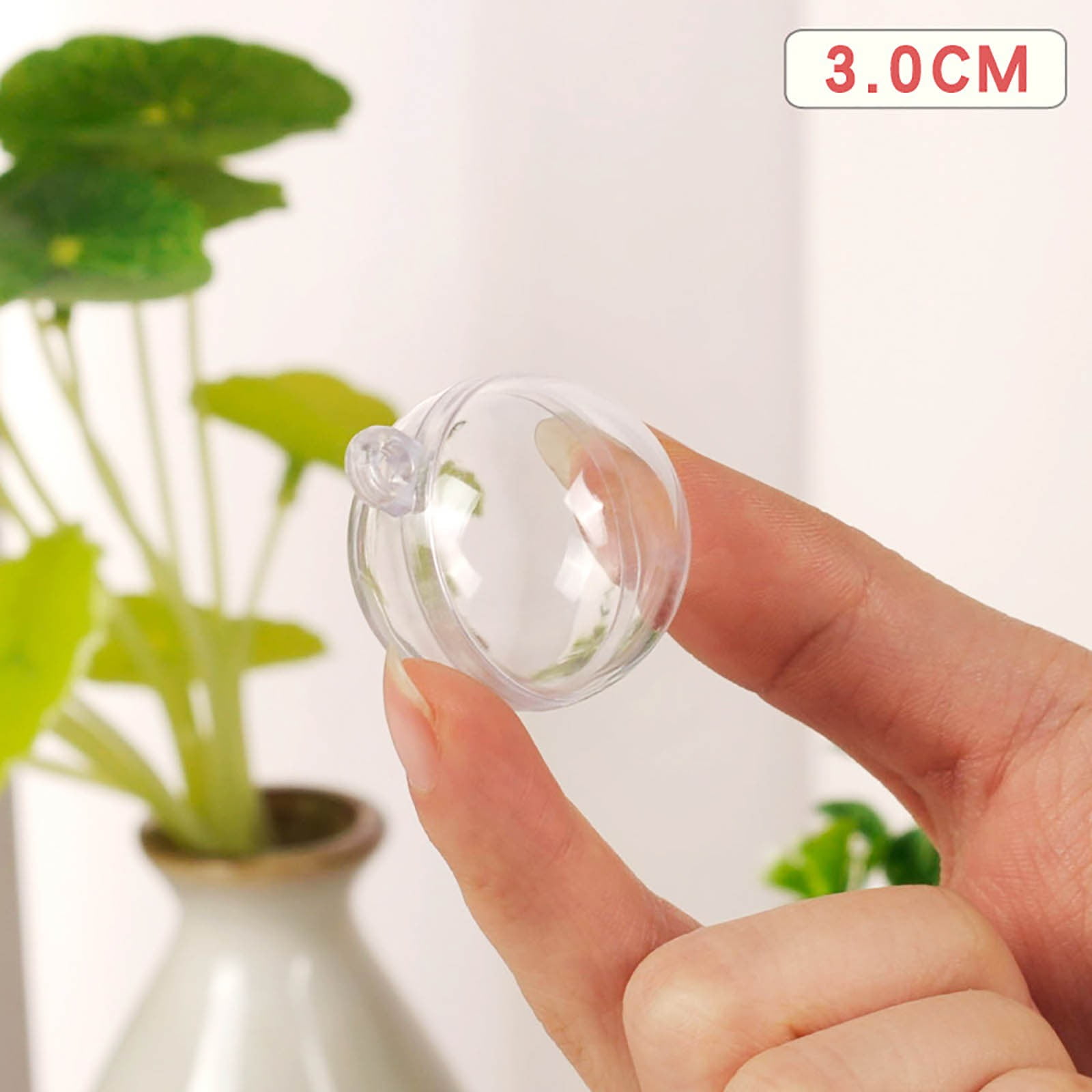 Nololo 10 Pack Clear Fillable Ornaments Christmas Ornament Balls For ...