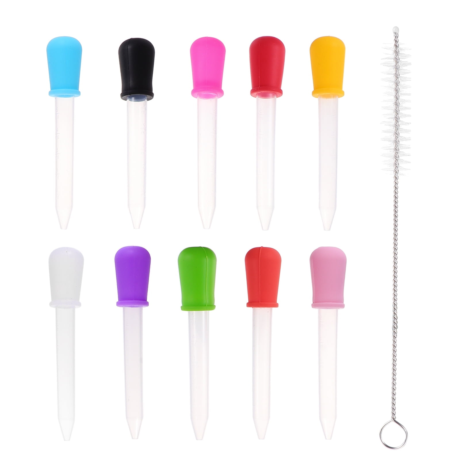 Nololo 10Pcs Graduated Droppers Pipettes Feeder Medicine Dropper ...