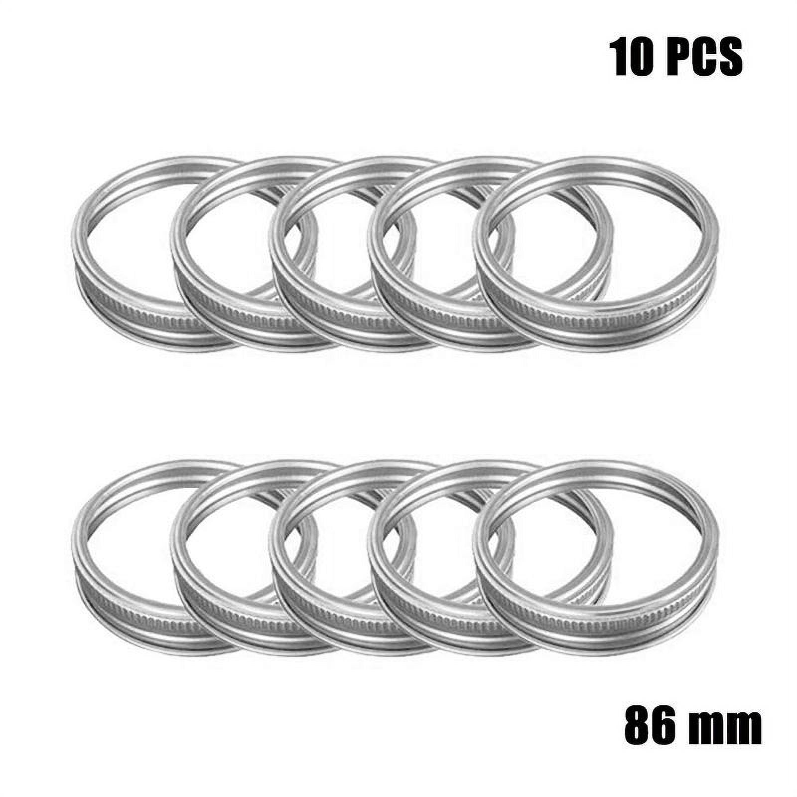 Nololo 10pcs tinplate mason jar lid split lid sealing lid tinplate wide ...