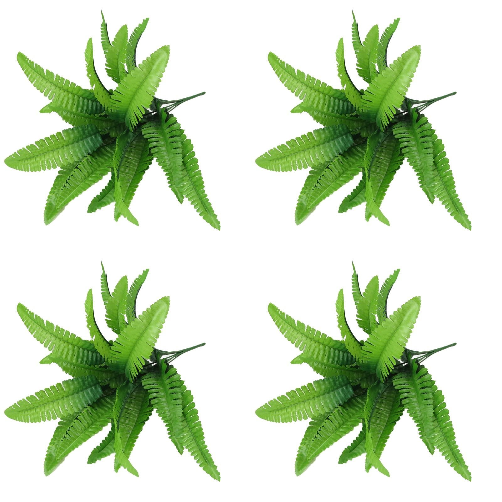 Nololo 1Pack 22in Lifelike Light Impervious Man Made Fern Fern Green ...