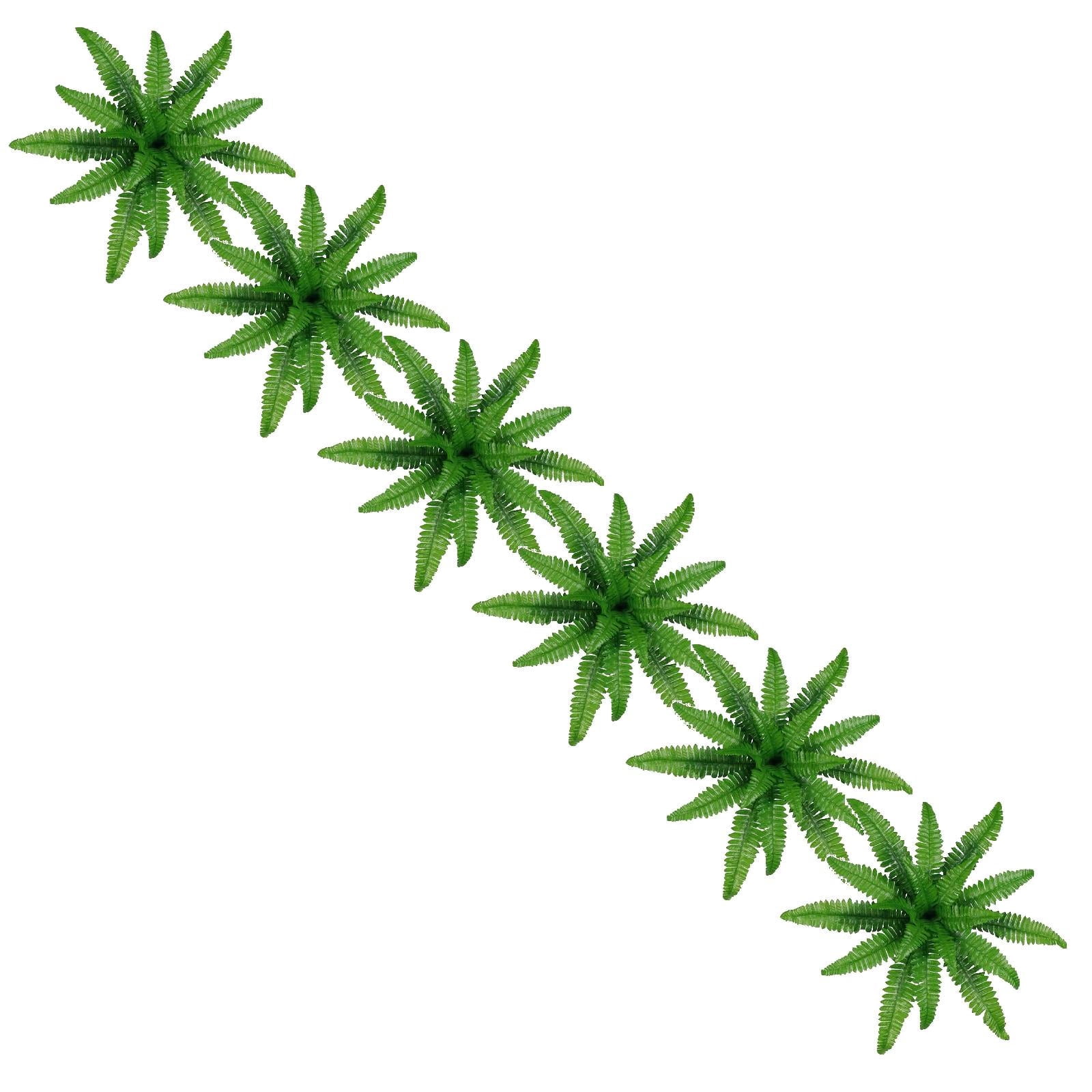 Nololo 1Pack Lifelike Light Impervious Man Made Fern Fern Green With ...