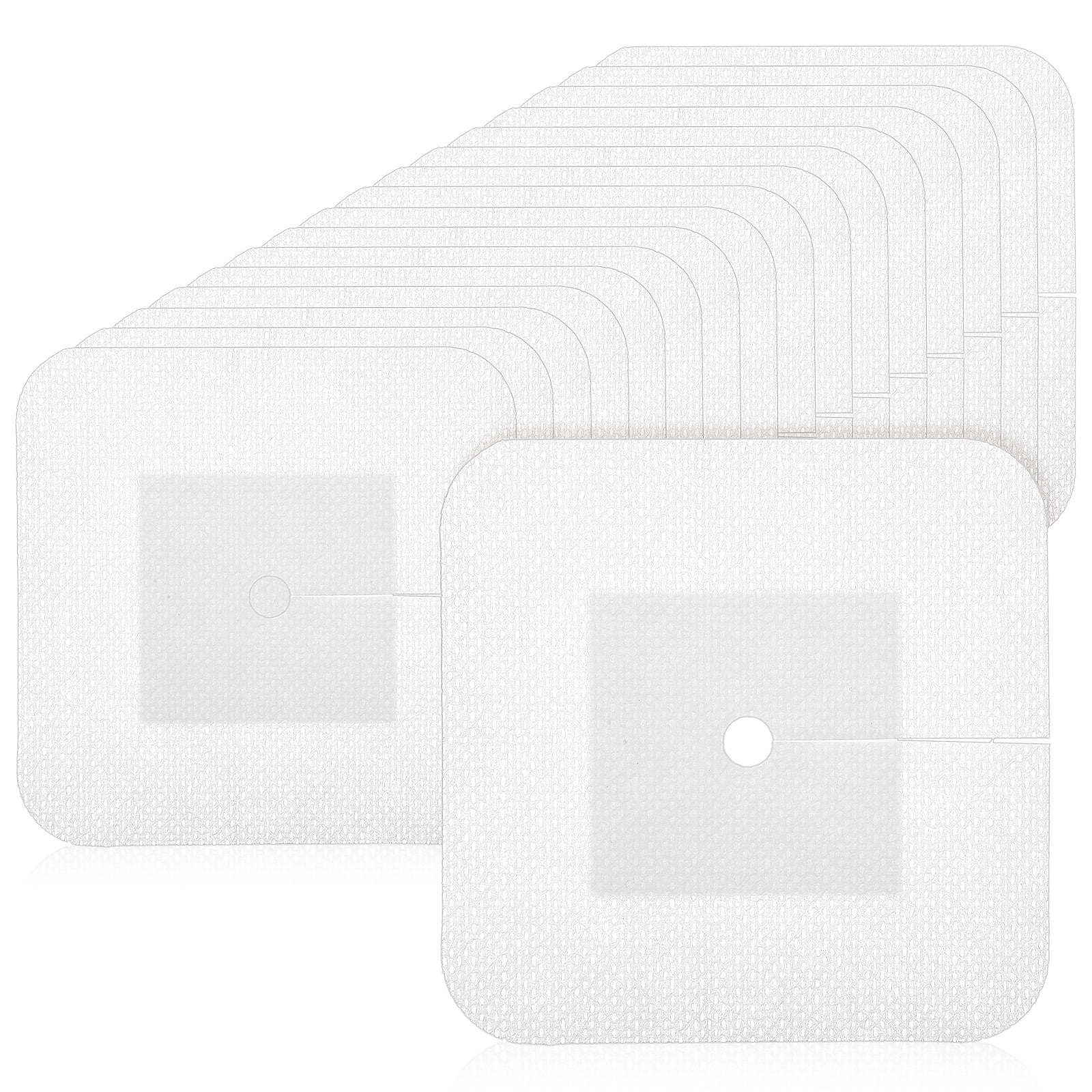 Nololo 25Pcs Split Drain Adhesive Bandages Wound Cover Catheter Feeding ...