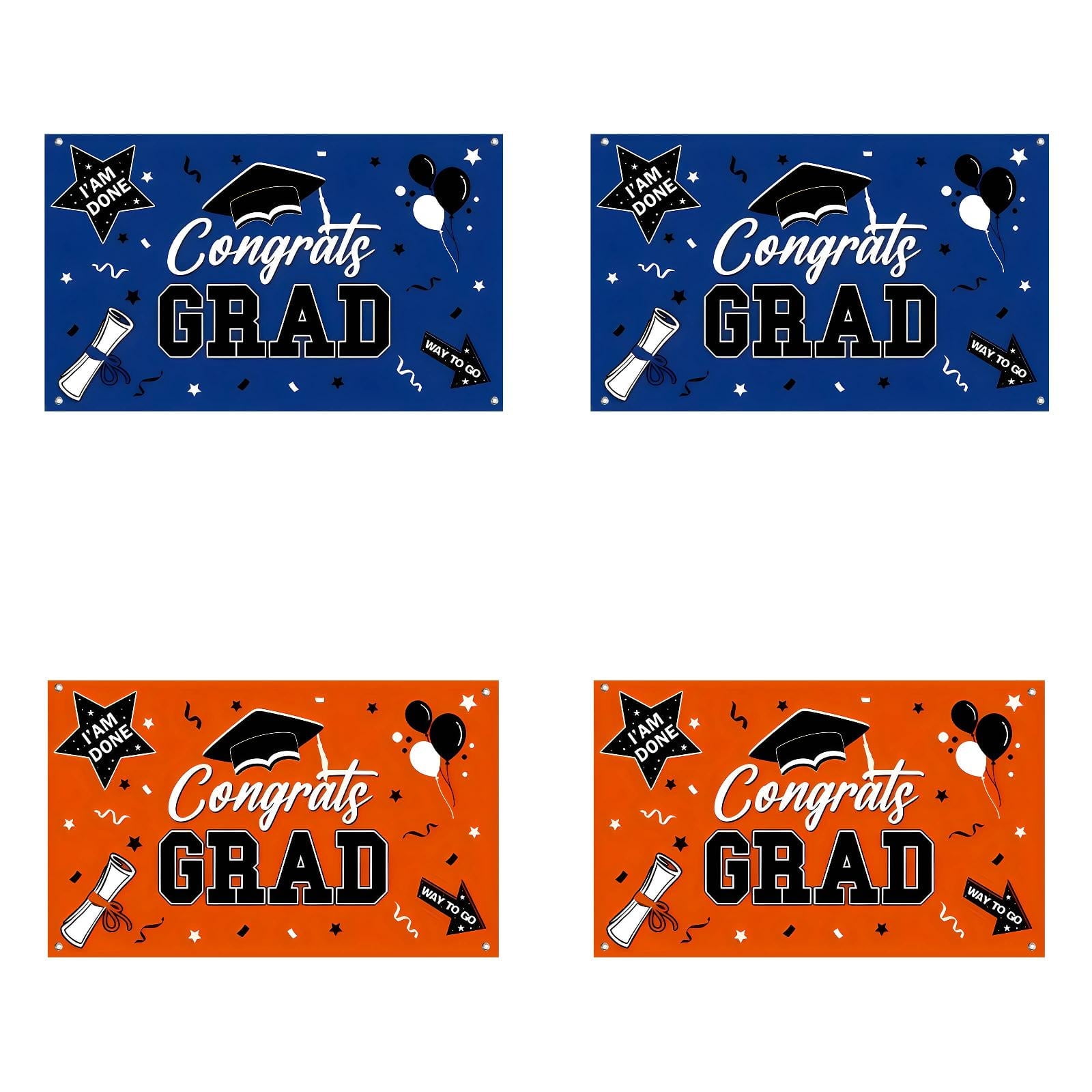 Nololo 480*210cm Graduation Outdoor Garage Door Banner Large Graduation ...