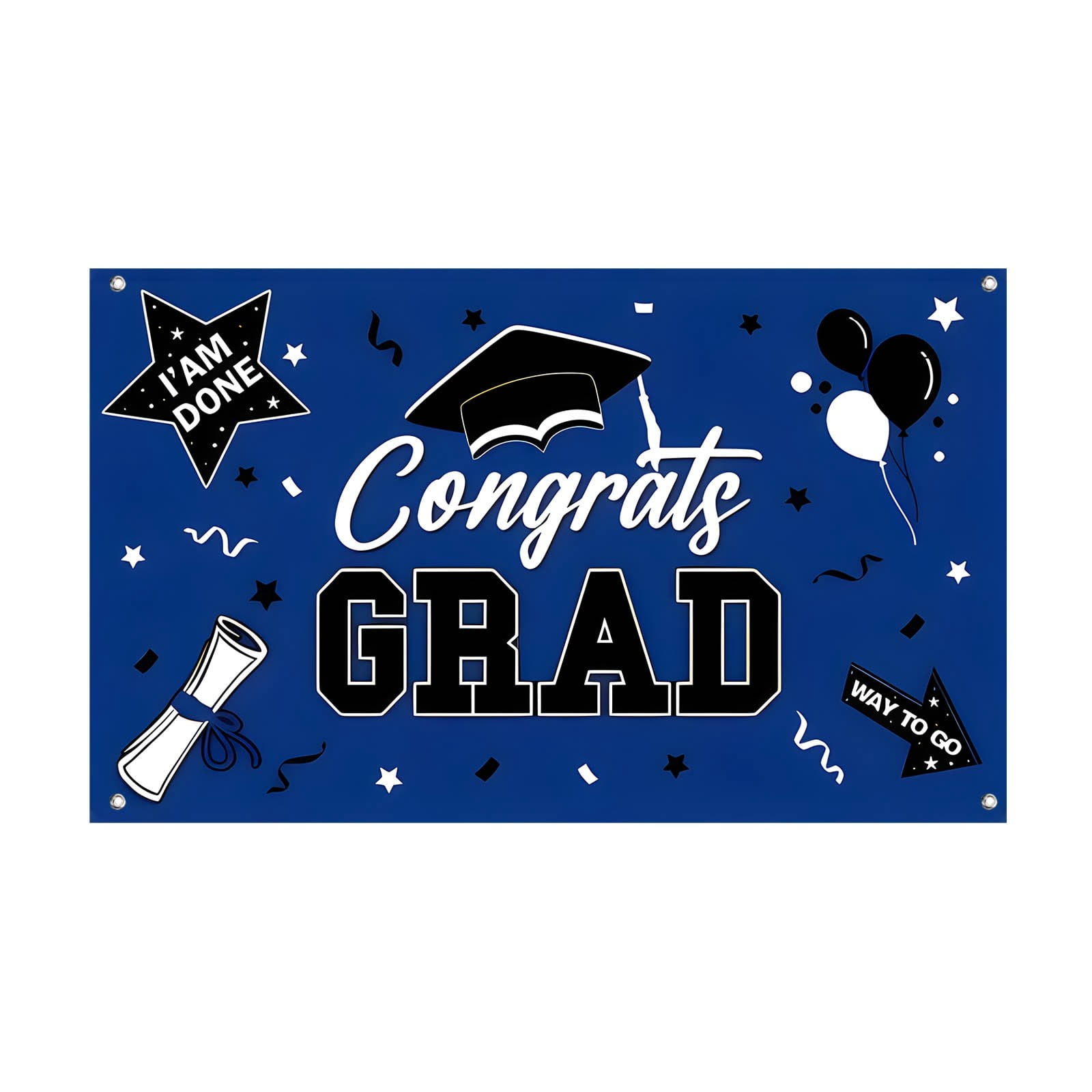 Nololo 480*210cm Graduation Outdoor Garage Door Banner Large Graduation ...