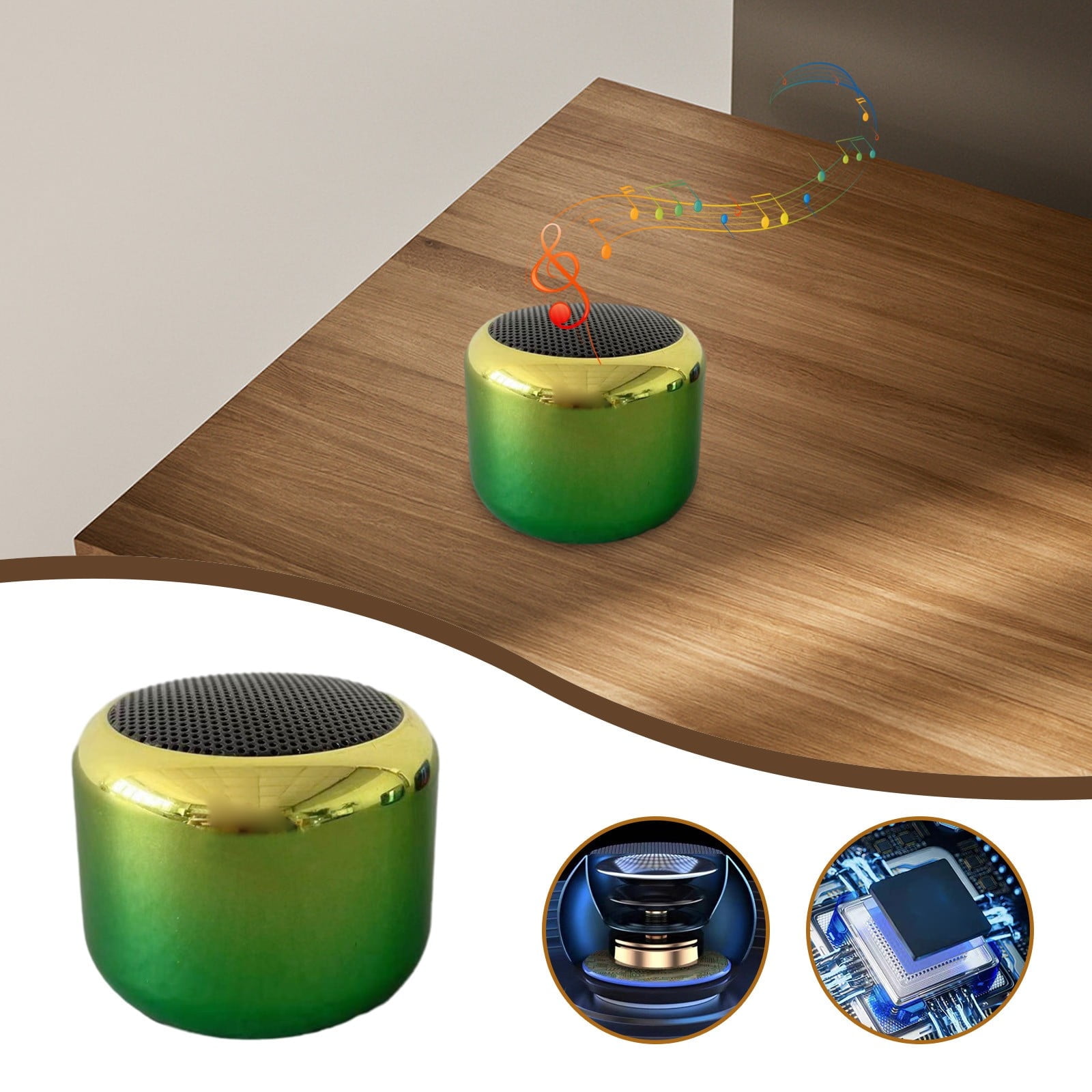 Nololo A13 Colorful Bluetooth Speaker with 360-Degree Stereo Sound and Portable Design for High ...