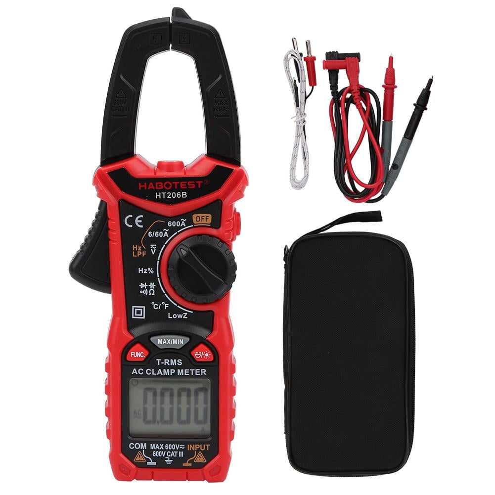 Nololo ABS Digital Clamp Multimeter Digital Clamp Meter Current Digital ...
