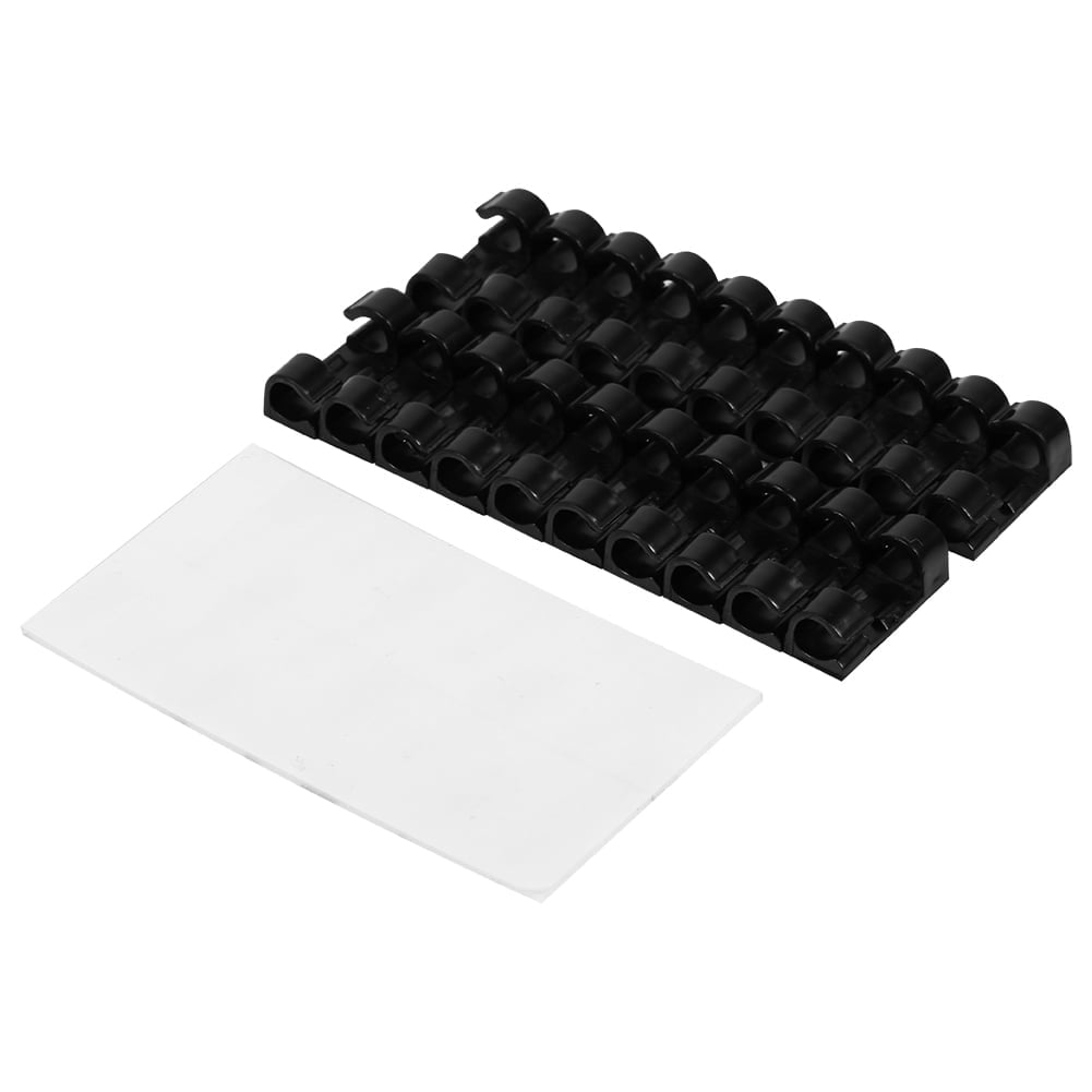 Nololo Adhesive Cable Clips, ABS 20pcs Wire Tidy Holder Cord Drop Clip ...
