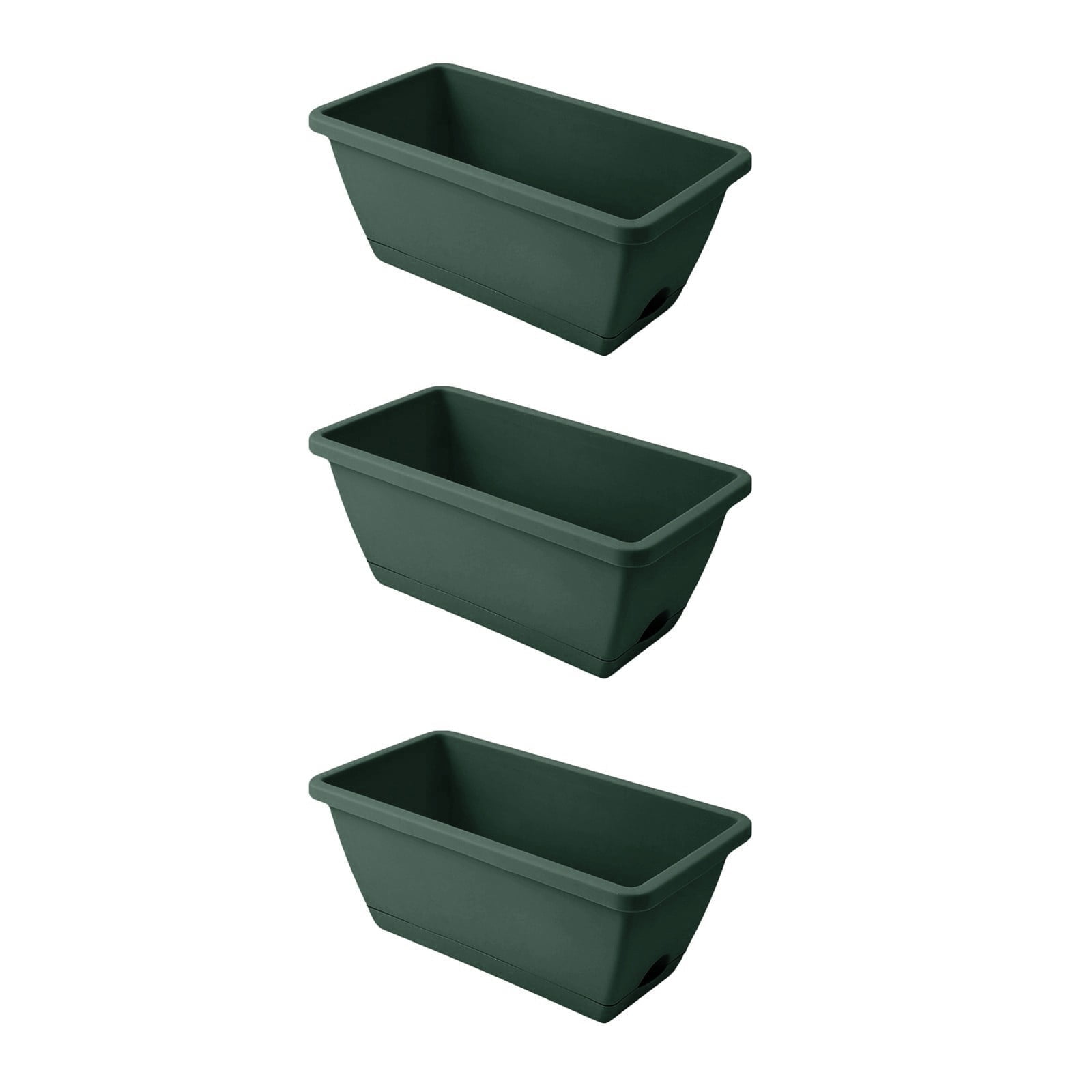 Nololo Balcony Pot Flower Vegetable Plastic Trough Pot Vegetable Patio ...