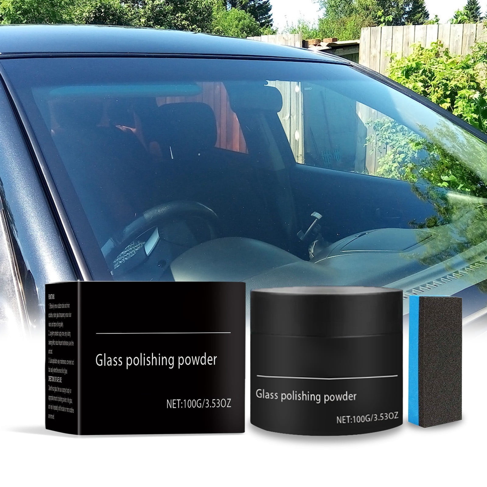 Nololo Car Glass Powder Car Glass Powder Cleaning Decontamination ...
