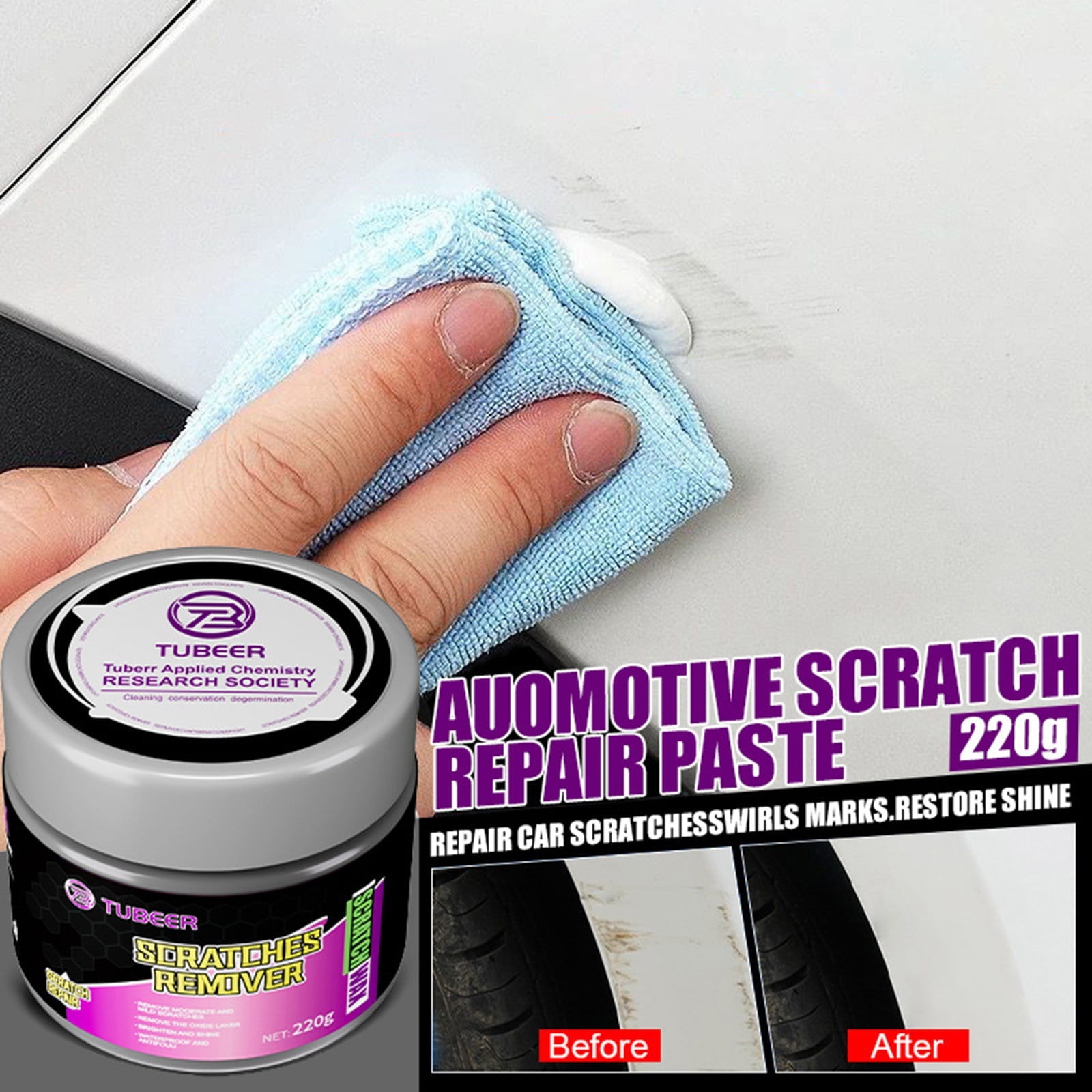 Nololo Car Scratch Wax Car Paint Depth Repair Paste 220g Vehicle ...