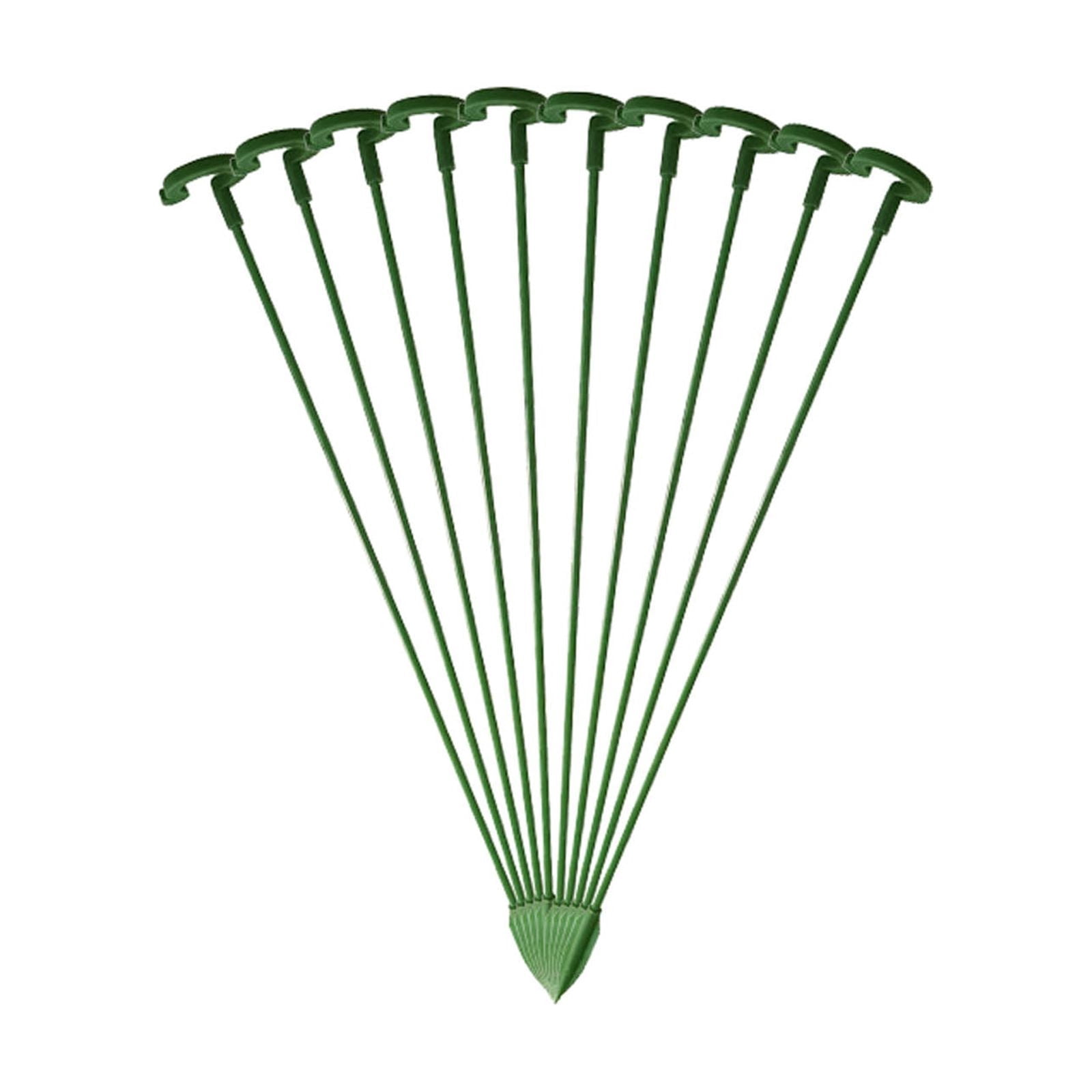 Nololo Card Insertion 10Pcs Garden Single Stem Support Stake Plant ...