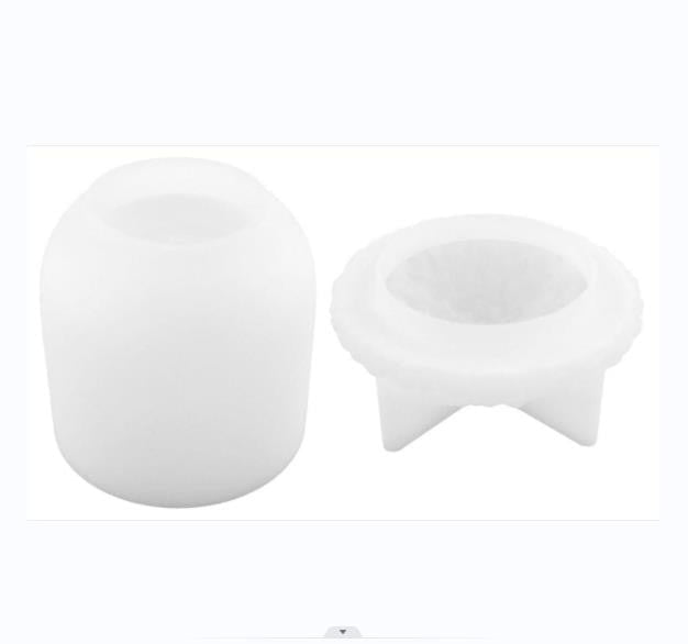 Nololo Christmas Crystal Drip Epoxy Plaster Cement Storage Jar Molds ...