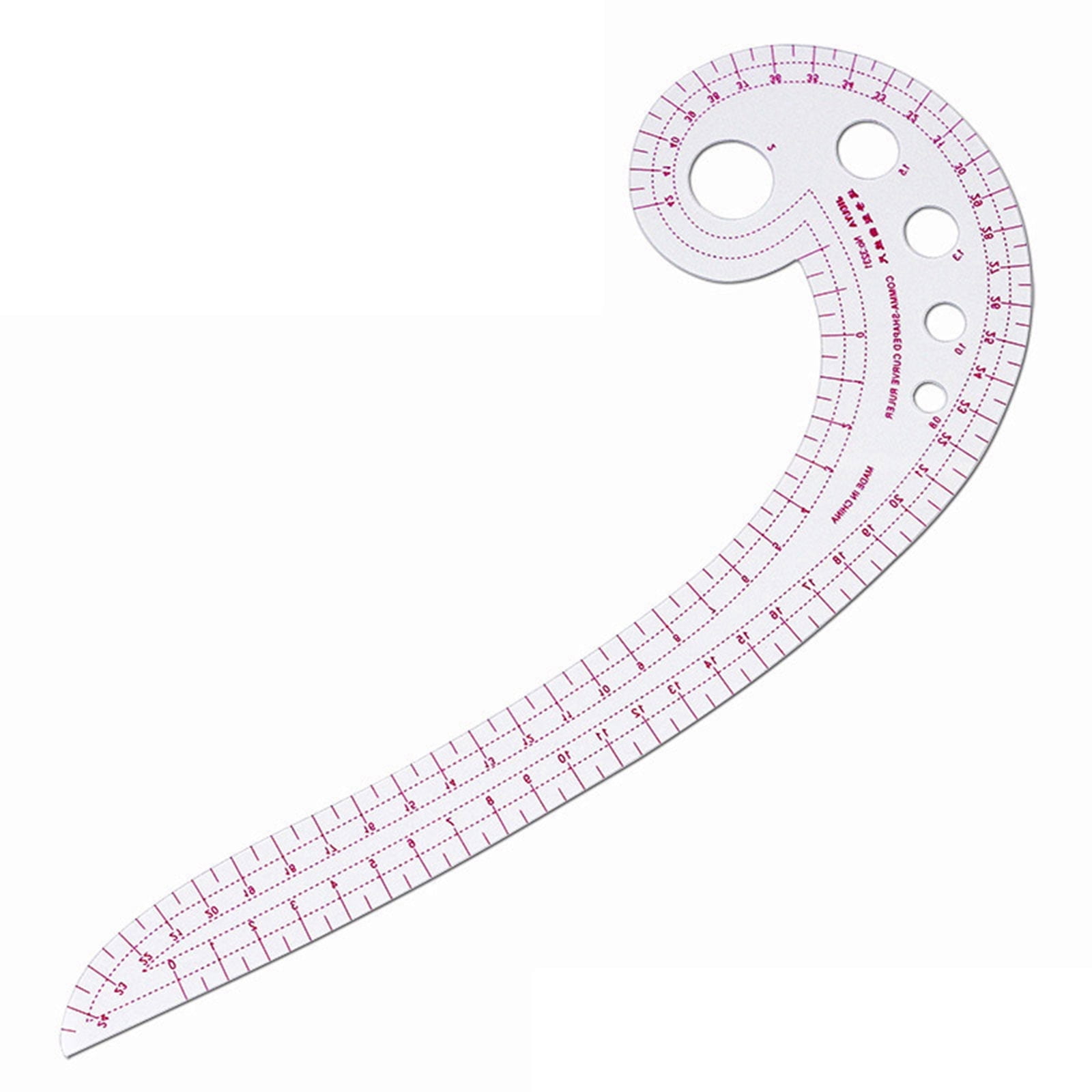 Nololo Clear Sewing Ruler French Curve Ruler Drawing Template for ...