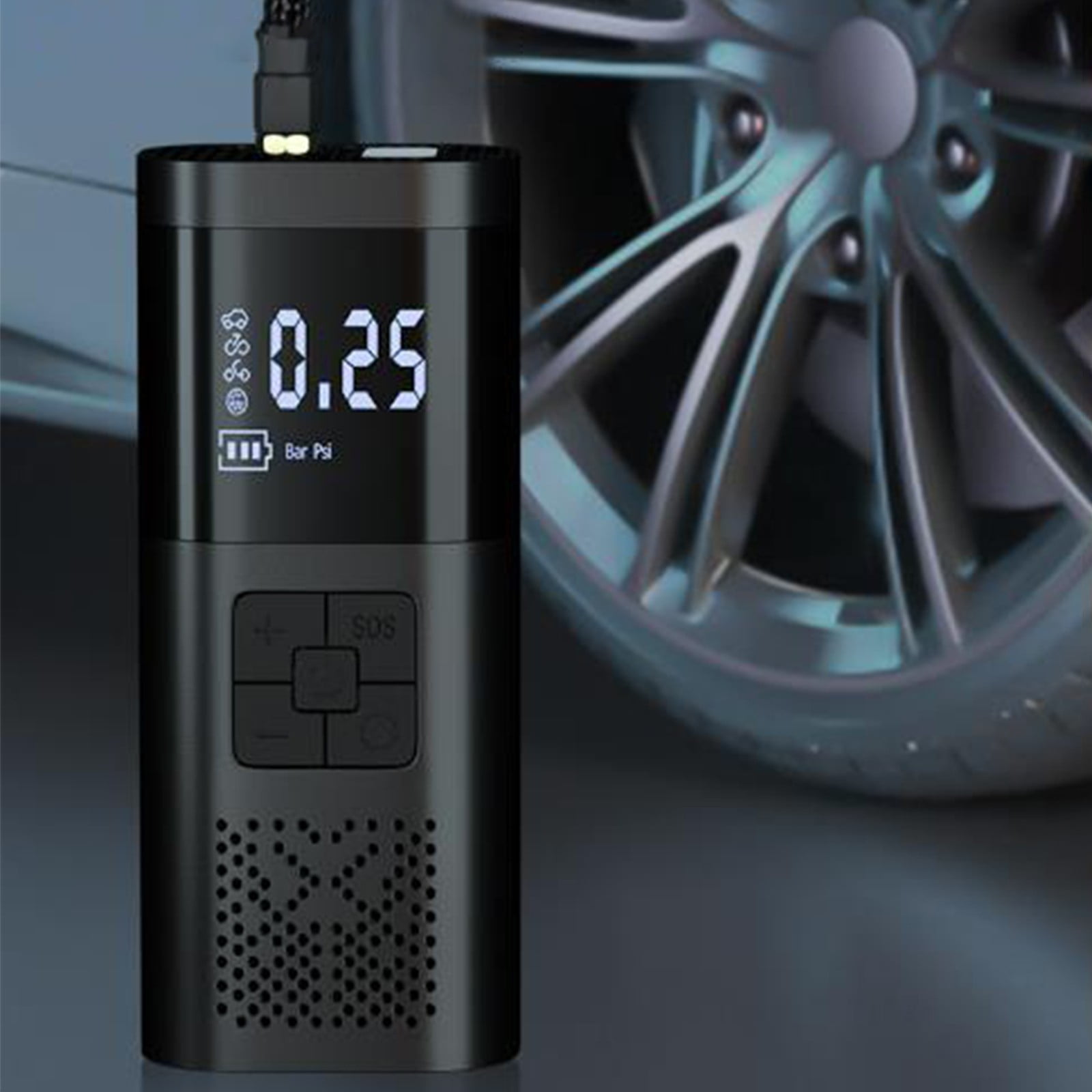 Nololo Clearance! Car Mounted Wireless Blast Pump Portable Car Tire ...