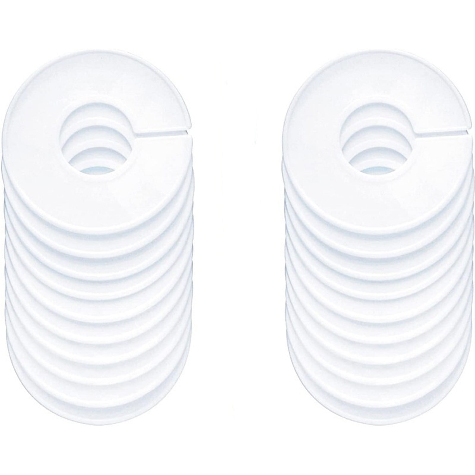 Nololo Clothes Dividers Blank Clothing Rack Size Sorting Reusable Round ...