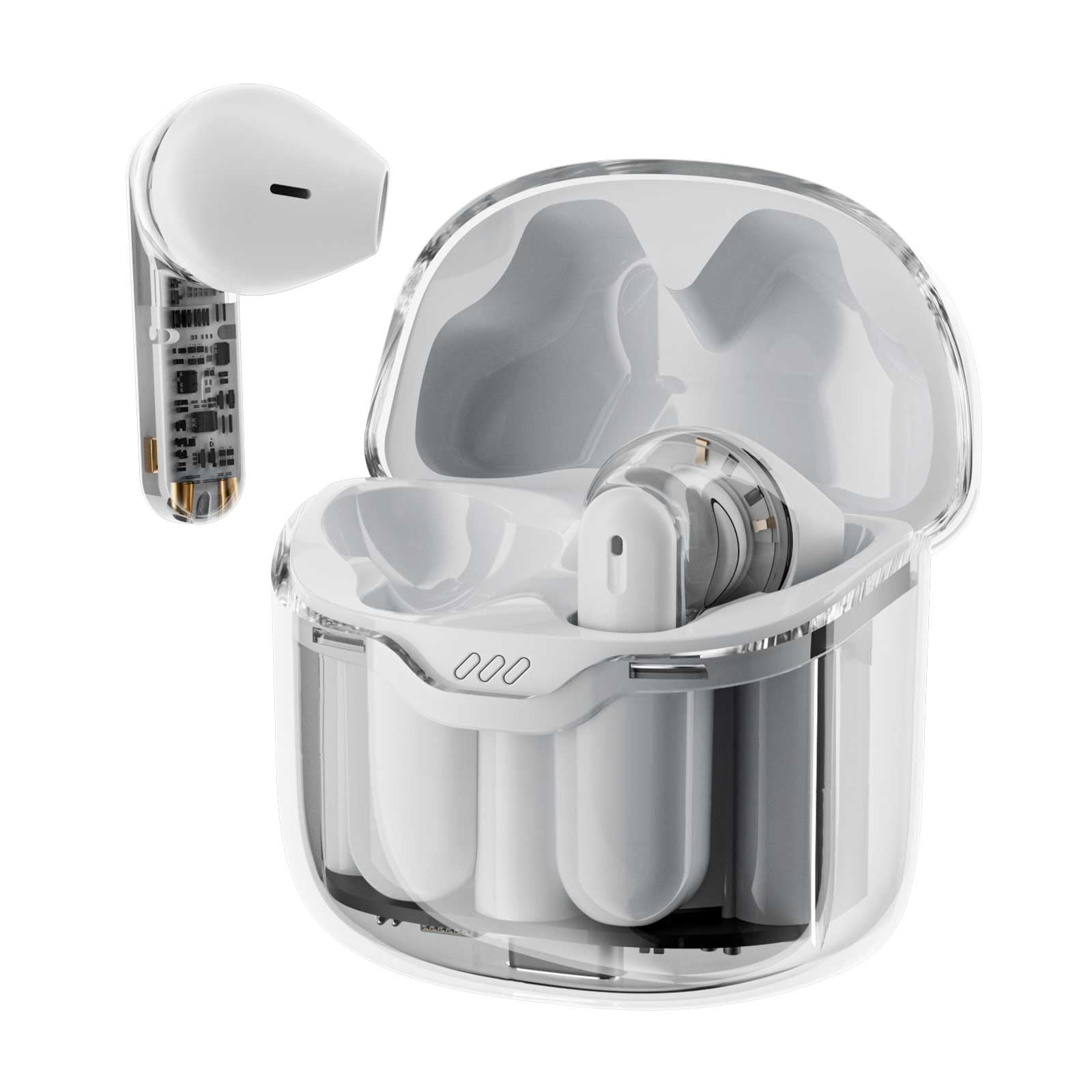 Nololo Cool Transparent Bluetooth Headset Suspended Breath Light ...