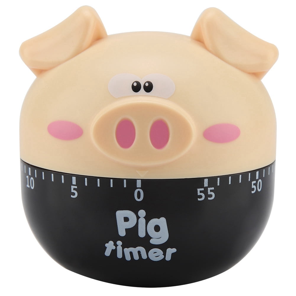 Nololo Cute Cartoon Pig Kitchen Timer Mechanical Timers Counters, for ...