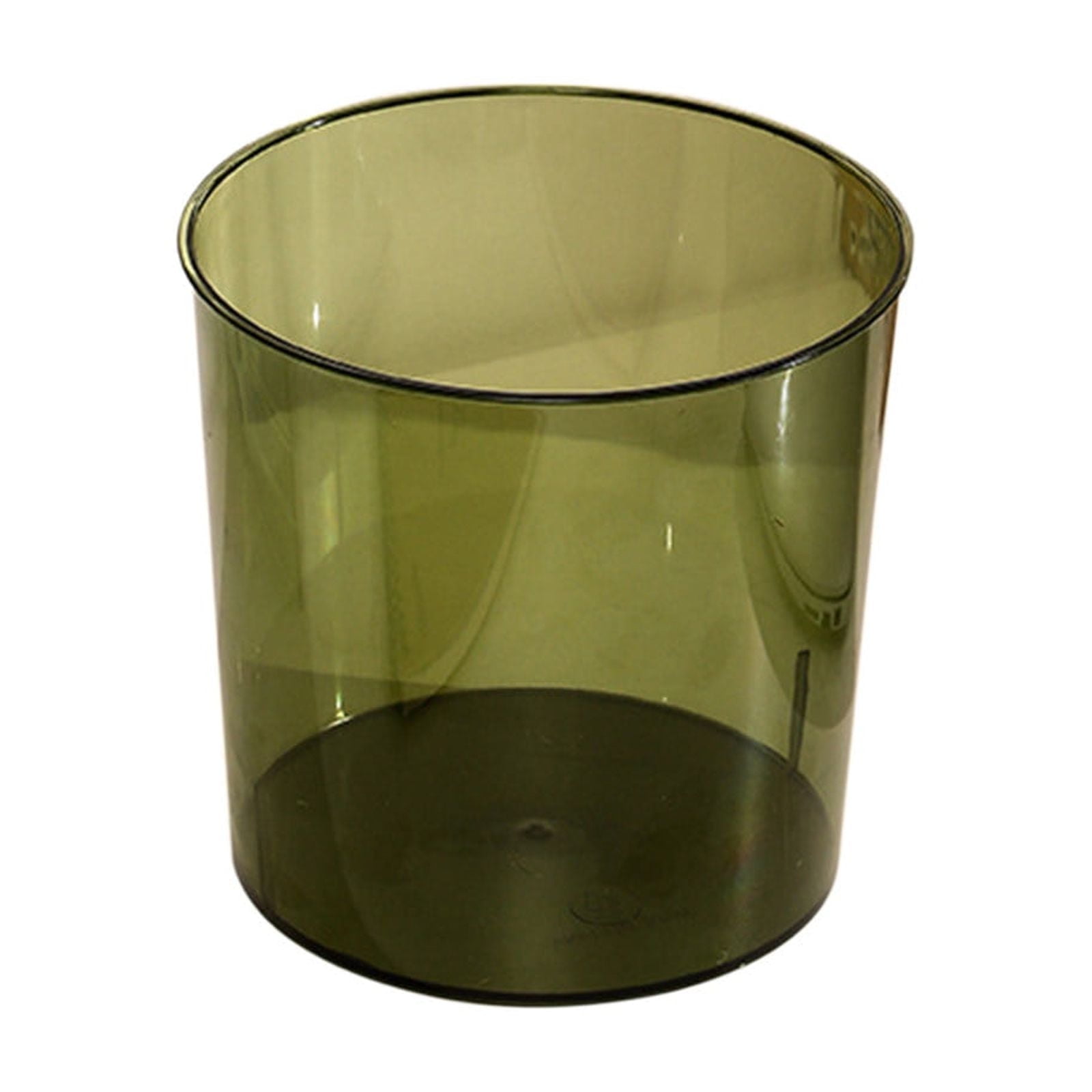 Nololo Desktop Clear Trash Can, Plastic Mini Waste Bin, Small Office ...