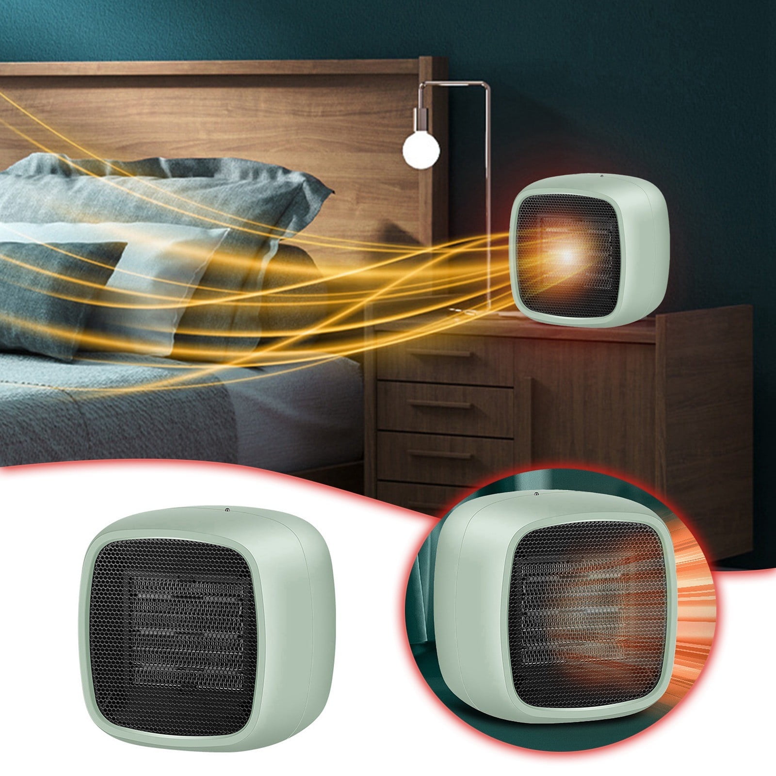 Nololo Portable Heaters for Indoor Use , Desktop Mini Heater Household ...