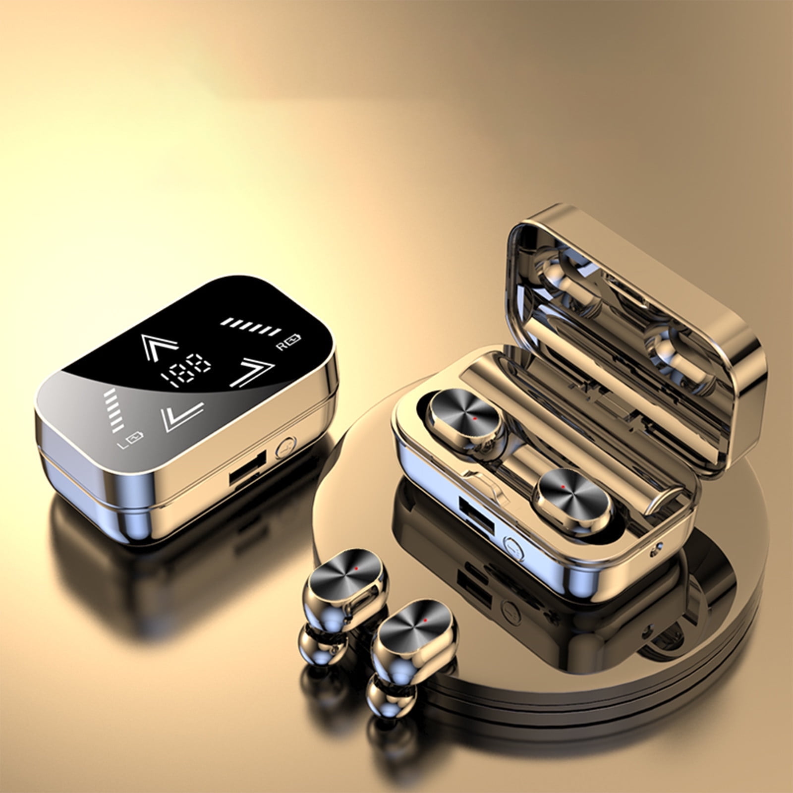 Nololo Digital Power Display Bluetooth Headset Mini Private Mode True ...