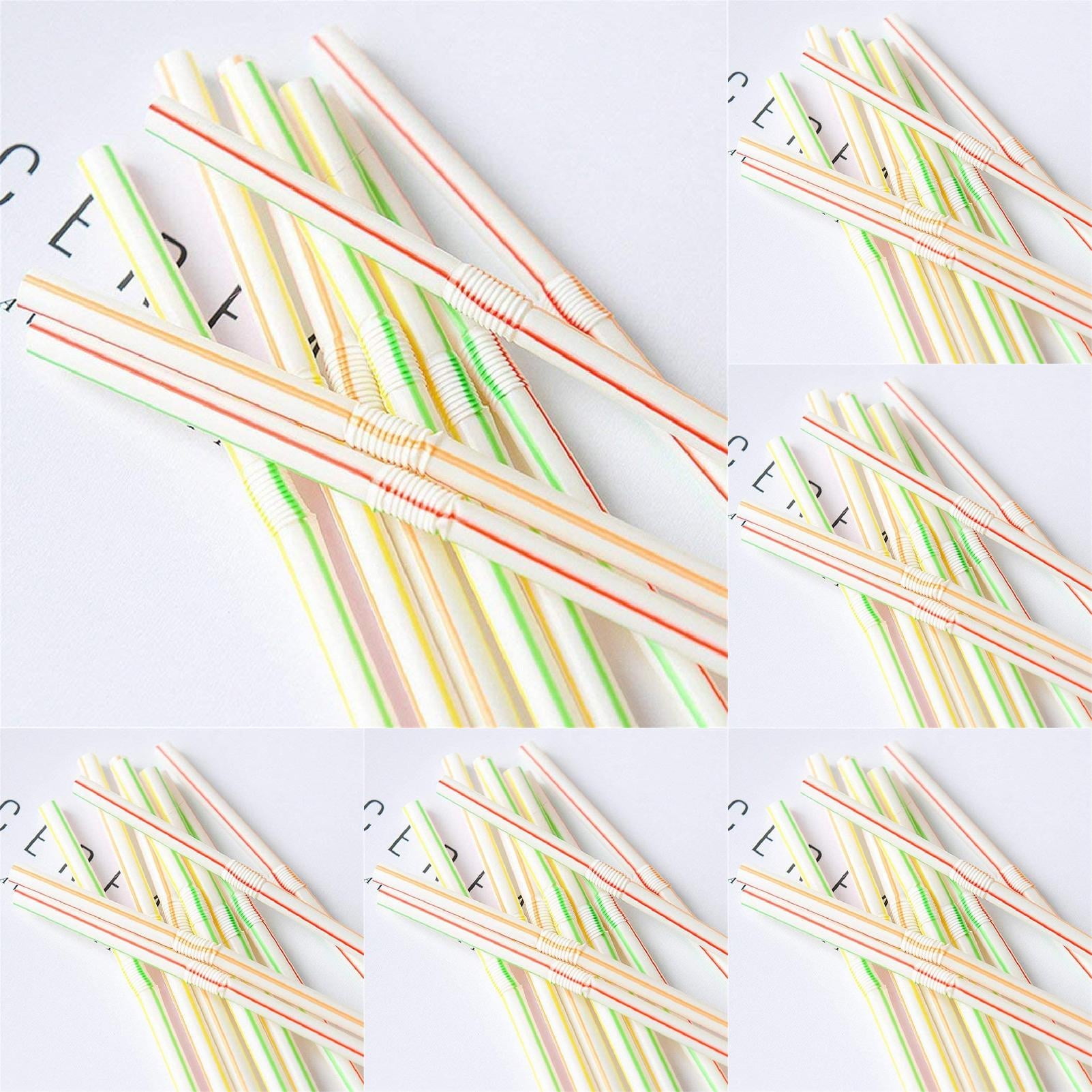 Nololo Disposable Elbow Material Straws Juice Drink Milk Tea Straws ...